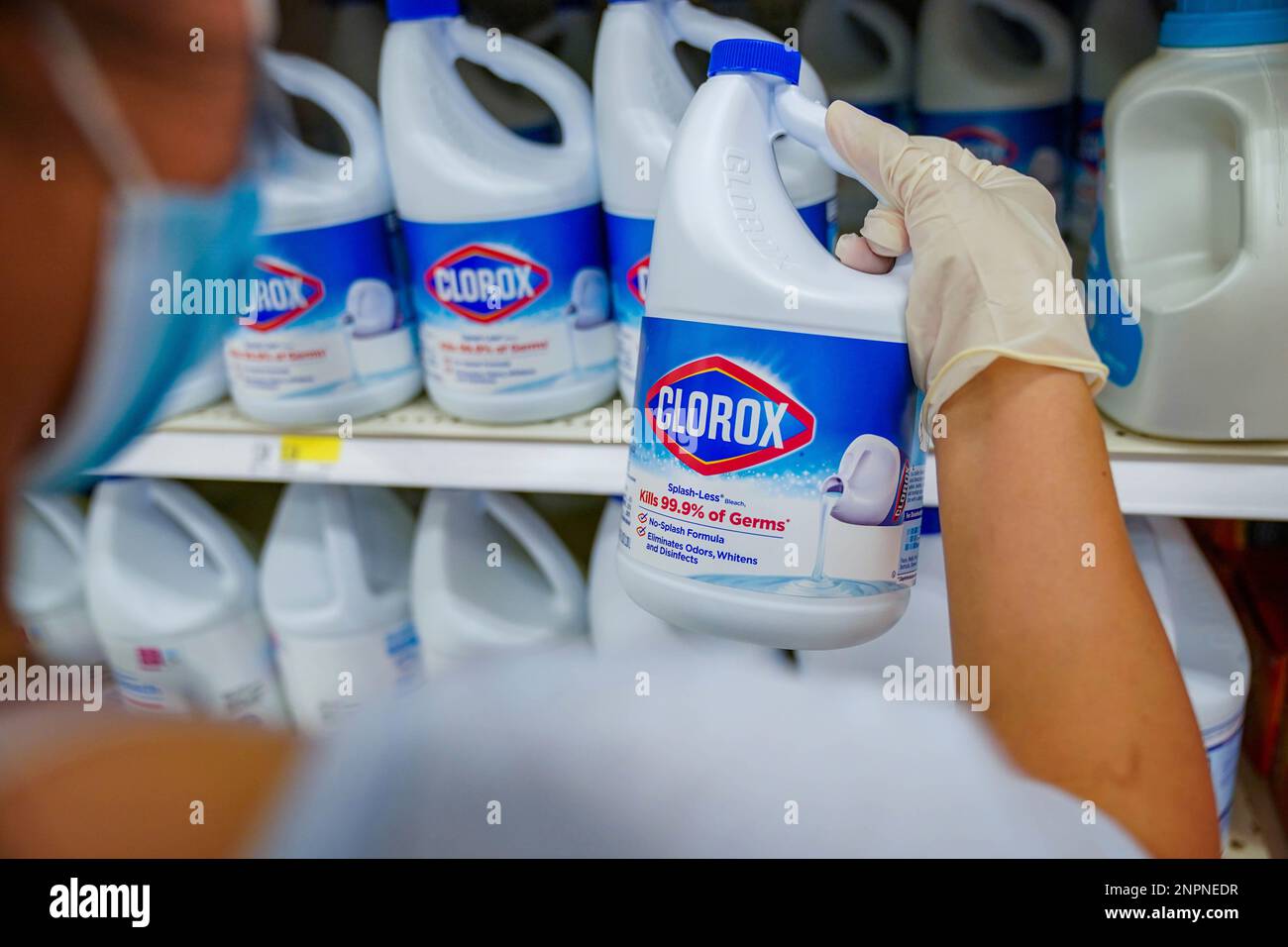 Photo by: John Nacion/STAR MAX/IPx 2020 8/7/20 Clorox brand bleach is ...