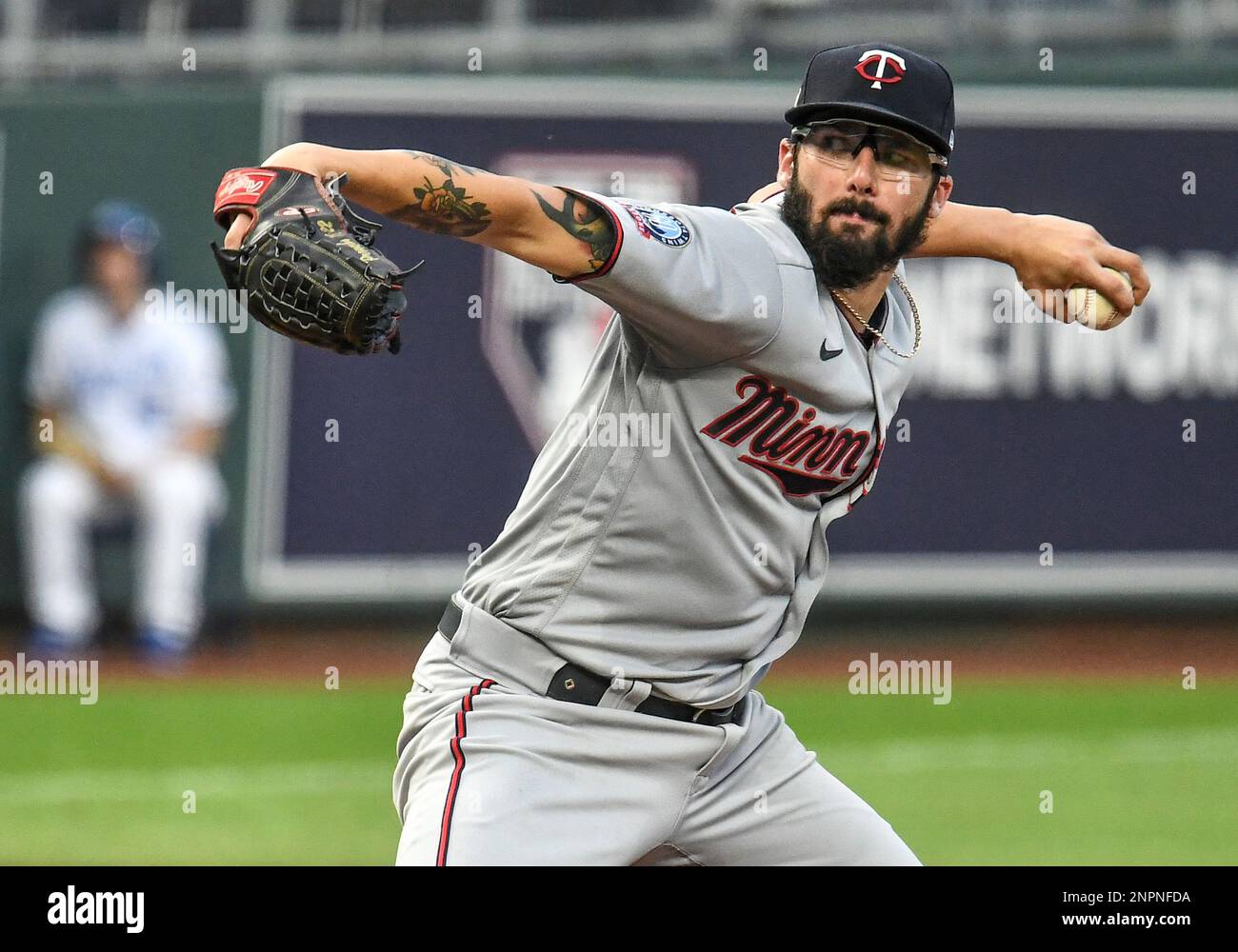 KANSAS CITY, MO - AUGUST 07: Minnesota Twins pitcher Devin Smeltzer (31 ...