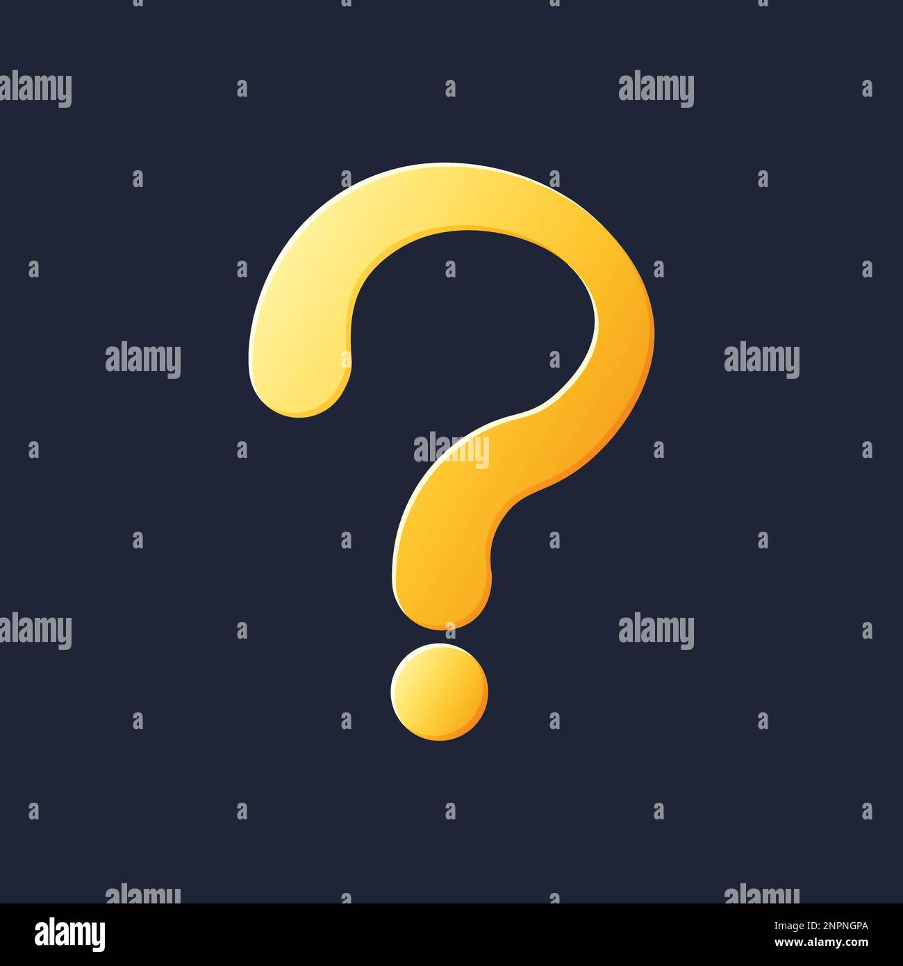 Game UI asset. Gaming user interface question mark icon. vector ...
