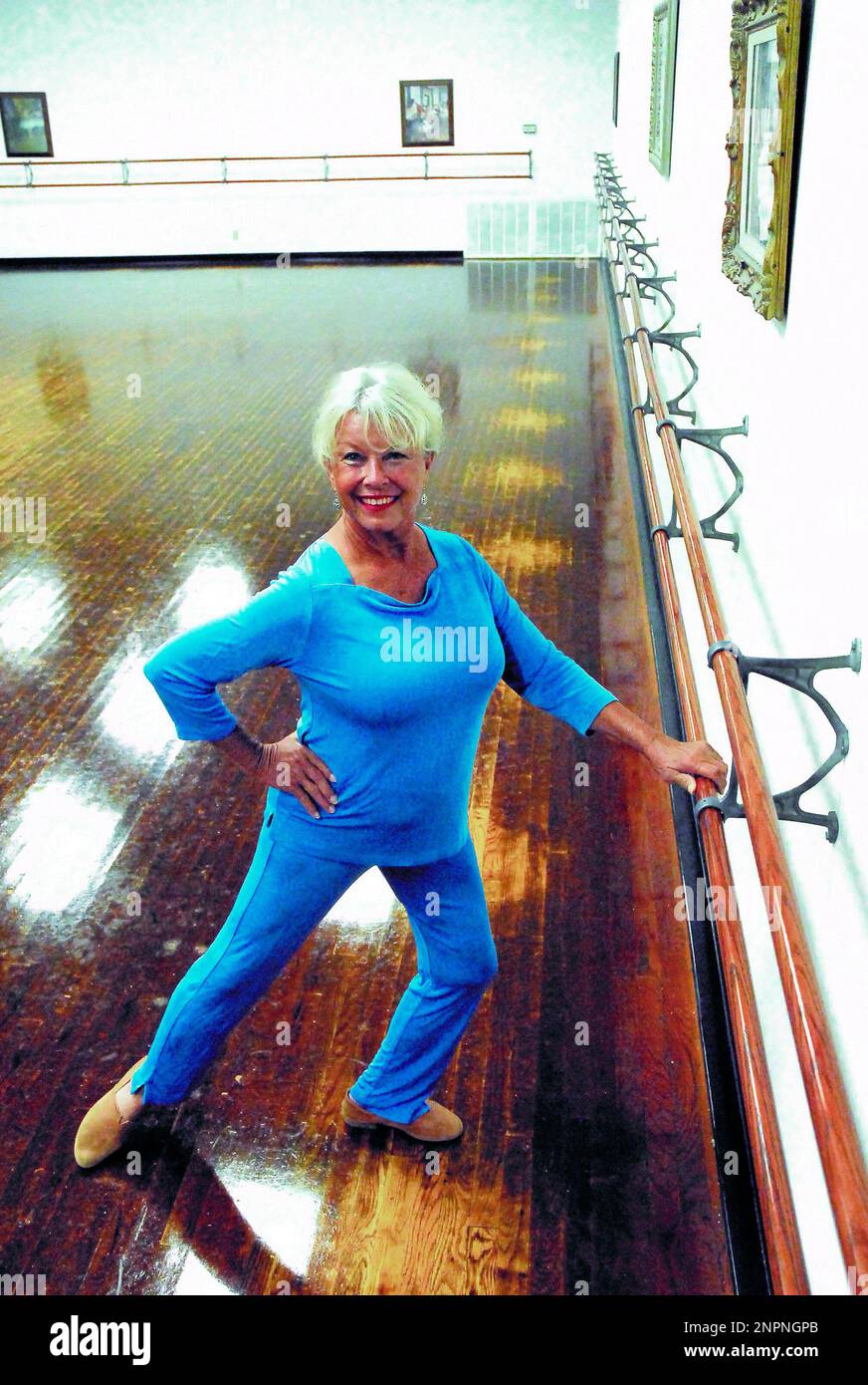 In this July 28, 2020 photo, Maciolek School of Dance owner and founder ...