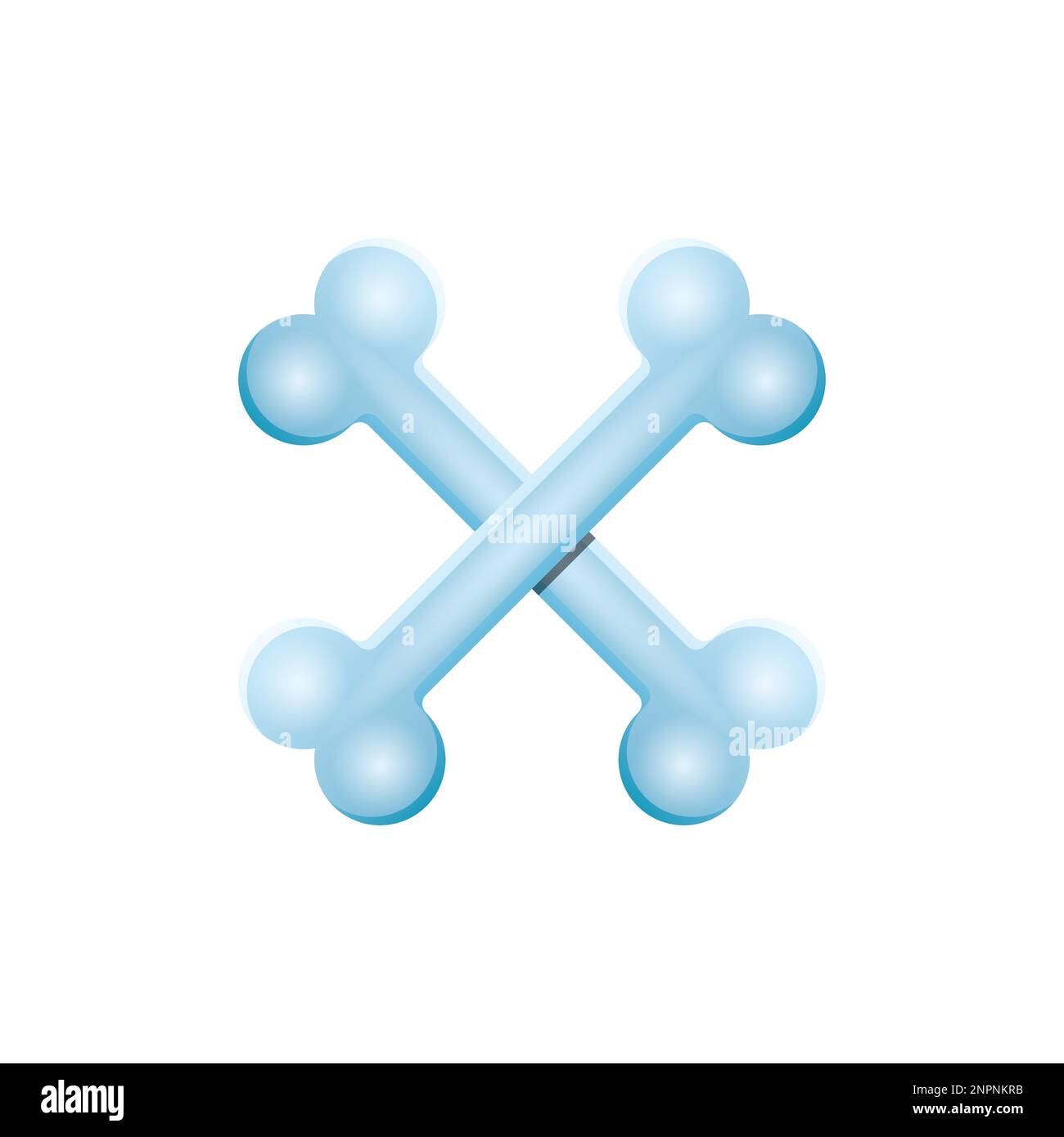 Game UI asset. Gaming user interface bones icon. vector illustration ...