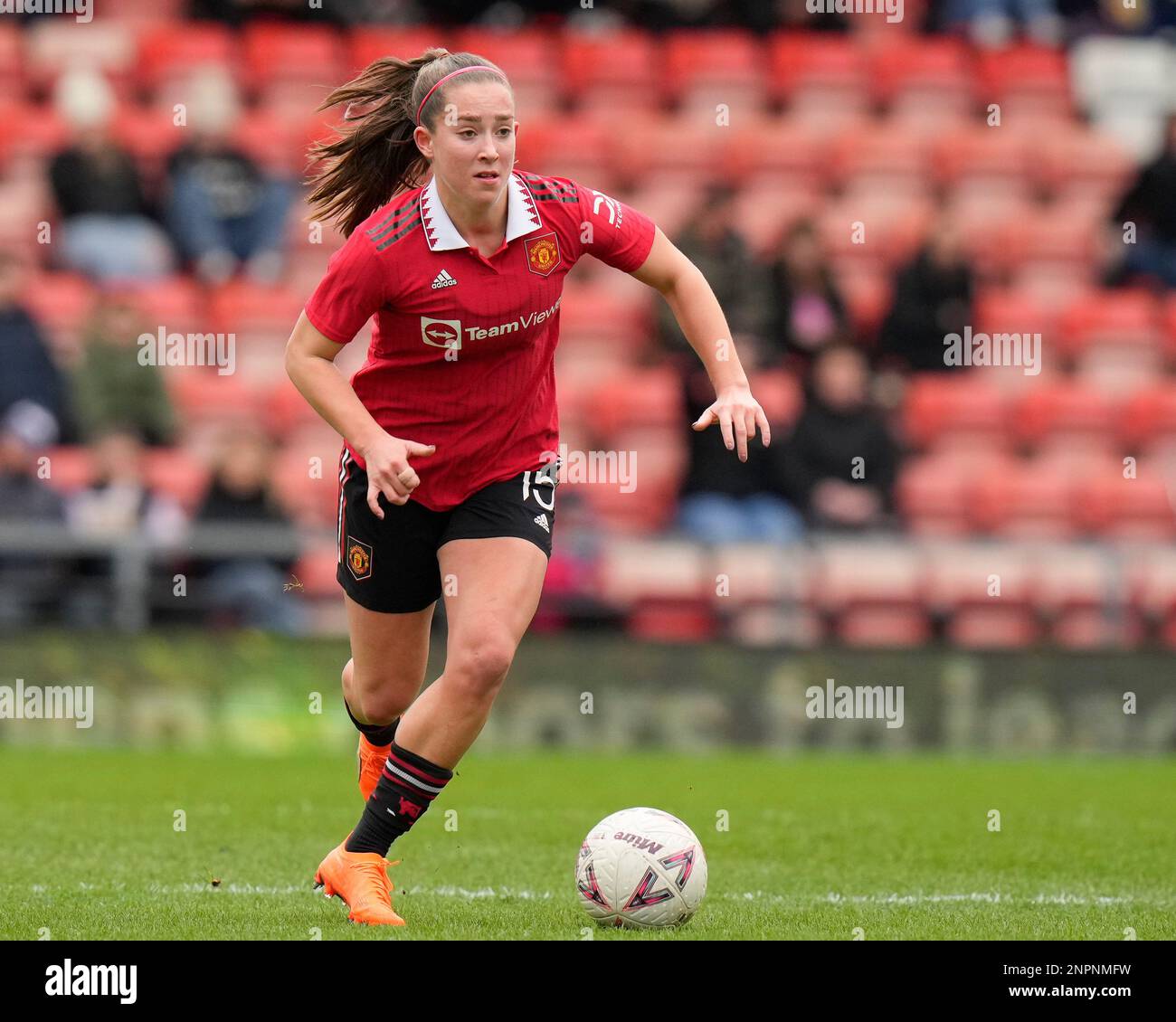 Maya Le Tissier #15 of Manchester United during the Vitality Women's FA ...