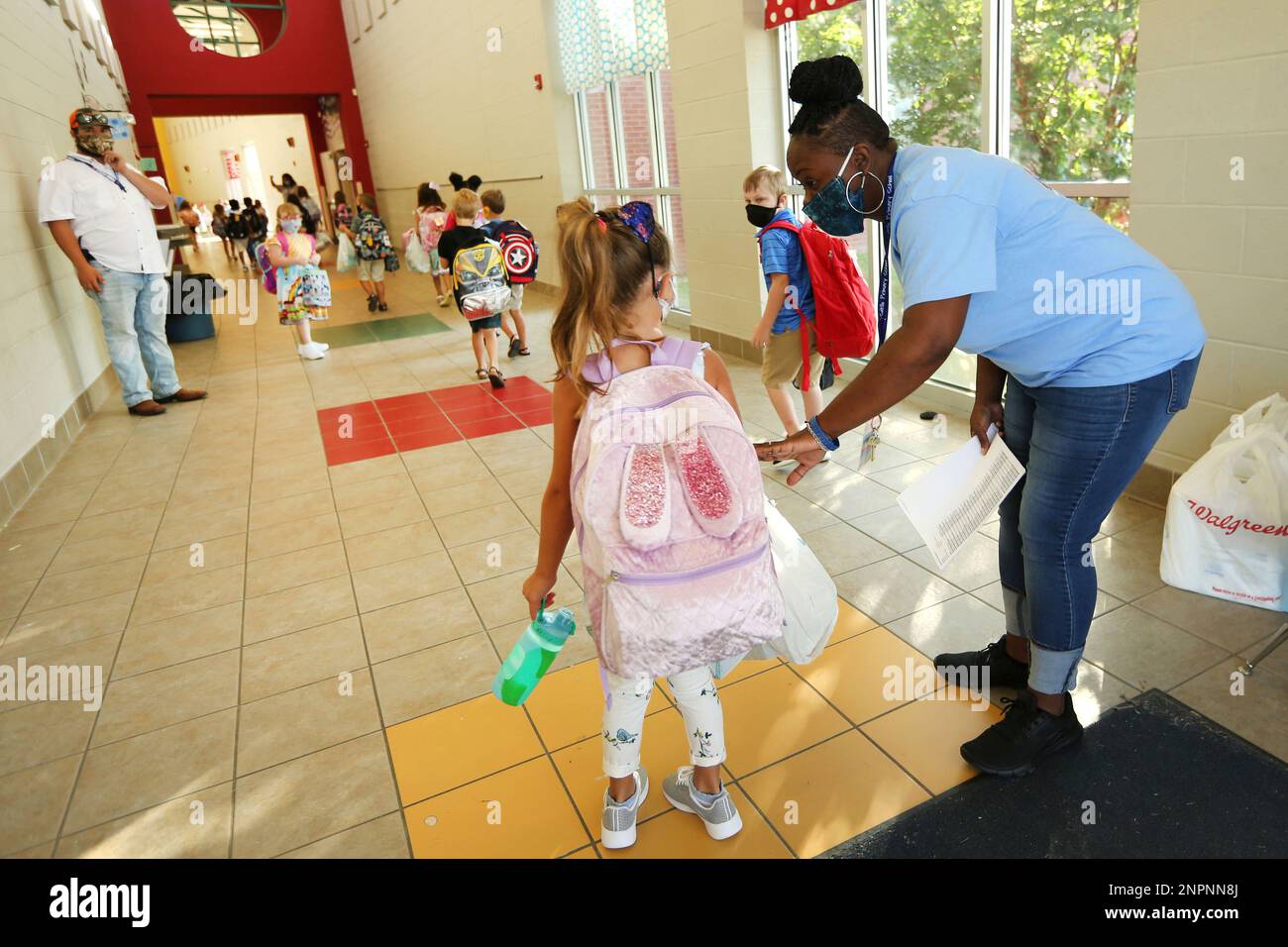 Tannissa Jefferies, a physical education teacher at Saltillo Primary ...