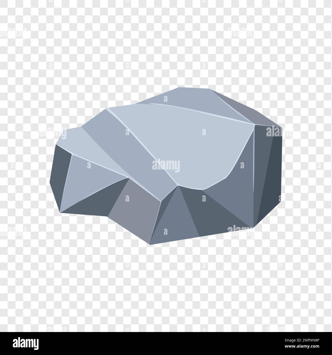 Rock boulder. Natural shape stone. vector illustration Stock Vector ...