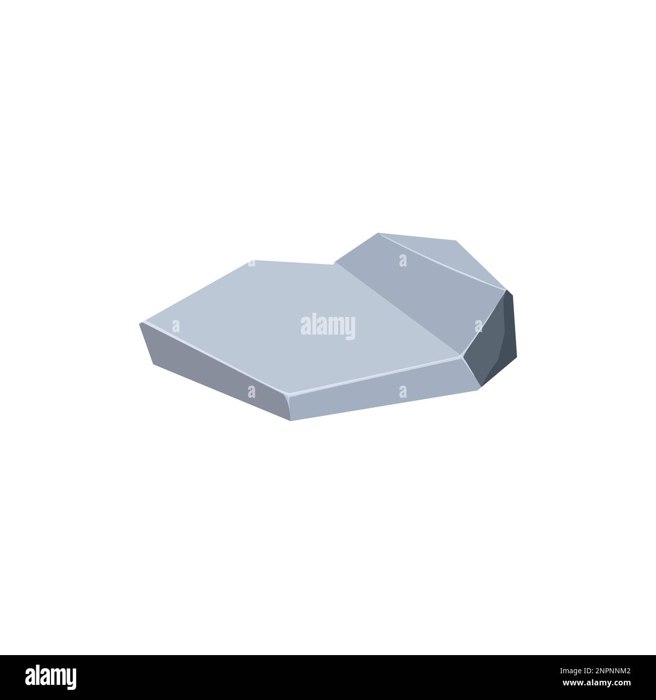 Rock boulder. Natural shape stone. vector illustration Stock Vector ...