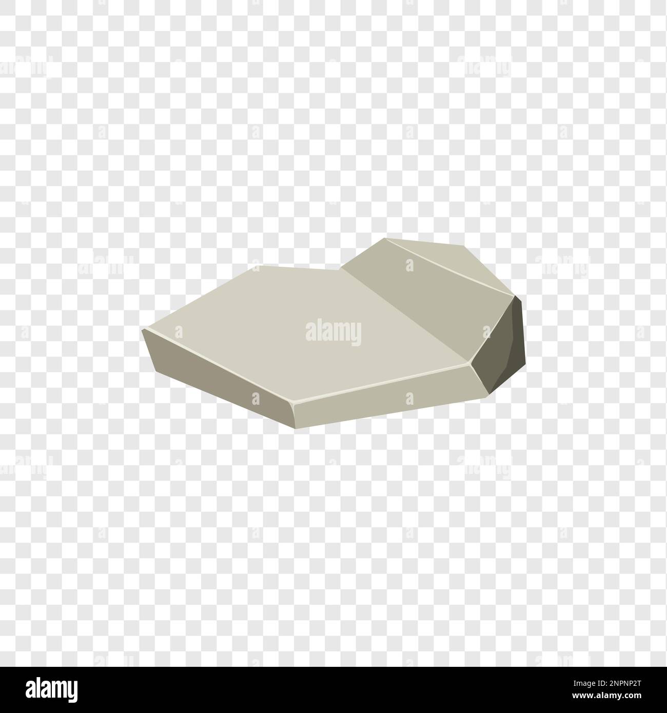 Rock boulder. Natural shape stone. vector illustration Stock Vector ...