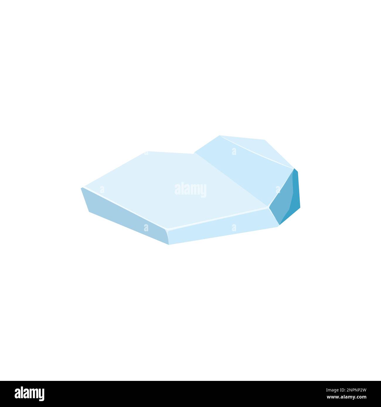 Ice rock boulder. Natural shape stone. vector illustration Stock Vector ...