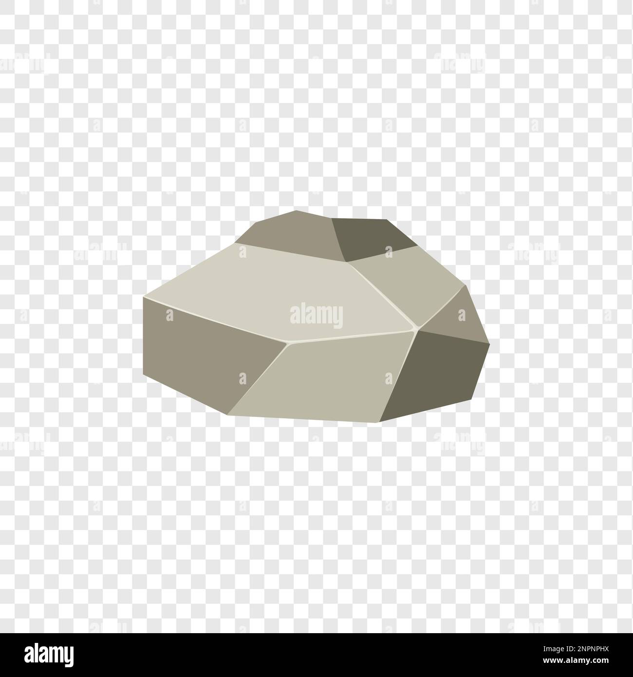 Rock boulder. Natural shape stone. vector illustration Stock Vector ...