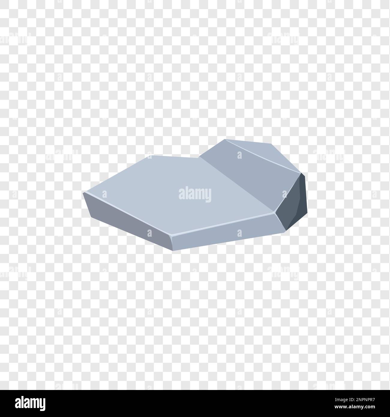 Rock boulder. Natural shape stone. vector illustration Stock Vector ...