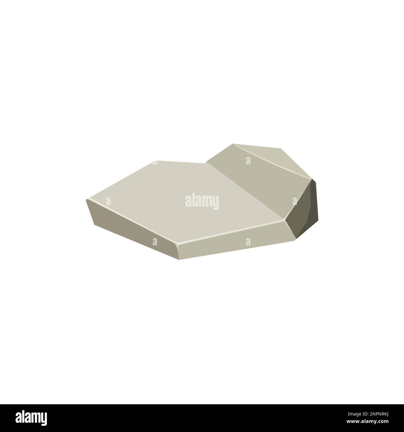 Rock boulder. Natural shape stone. vector illustration Stock Vector ...