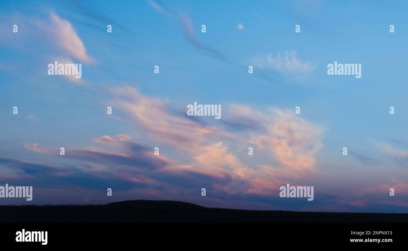 the concept of weather observation, meteorology-the formation of clouds ...