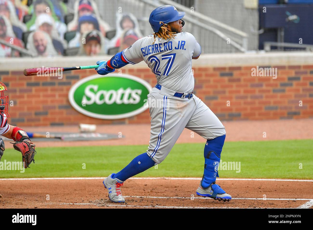 ATLANTA, GA – AUGUST 01: Toronto Blue Jays first baseman Vladimir ...