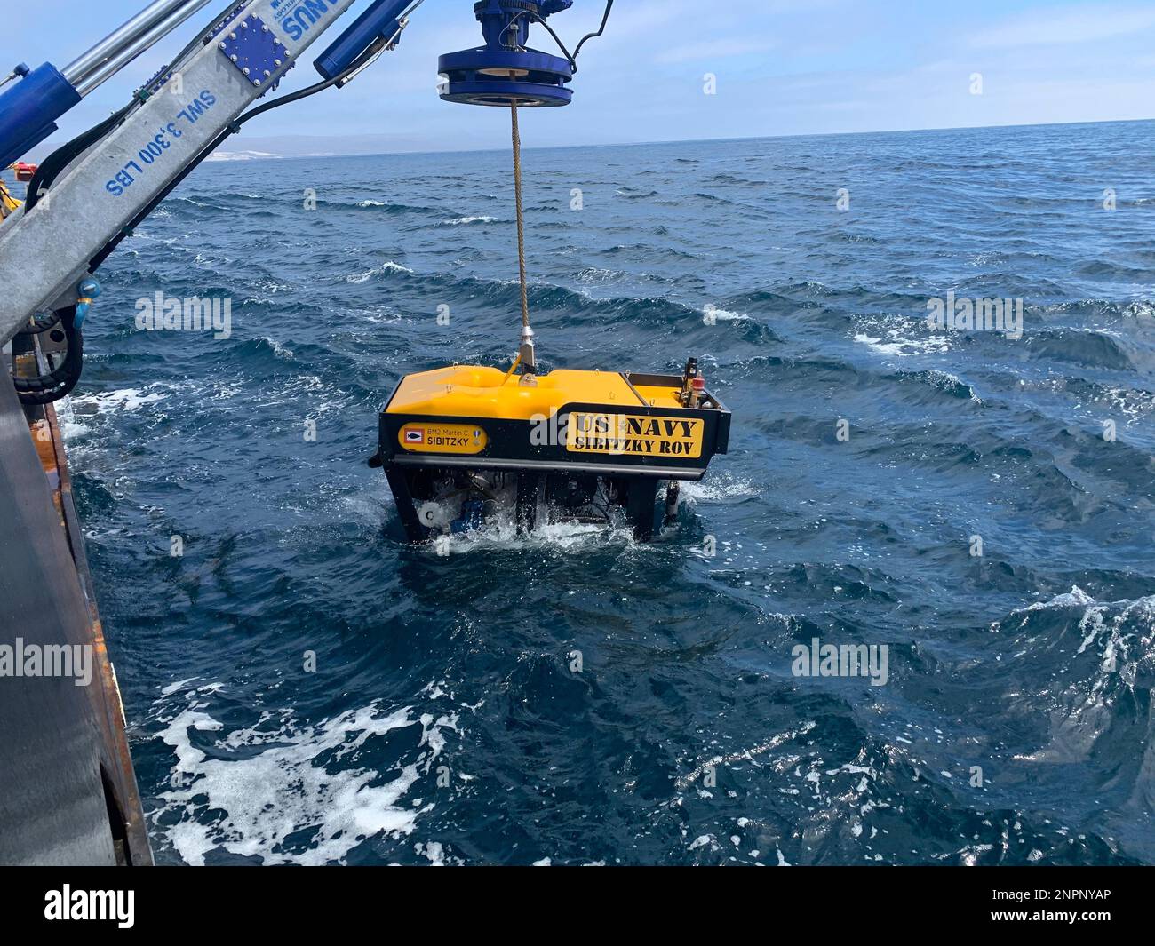 This photo provided by the U.S. Navy shows Undersea Rescue Command ...
