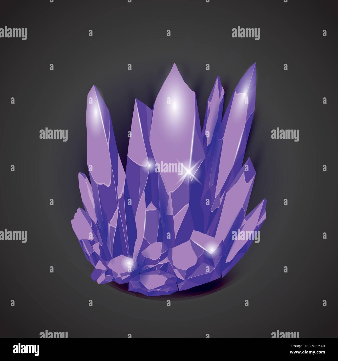 Crystal gems game assets collection, Cartoon Magic gemstones and ...