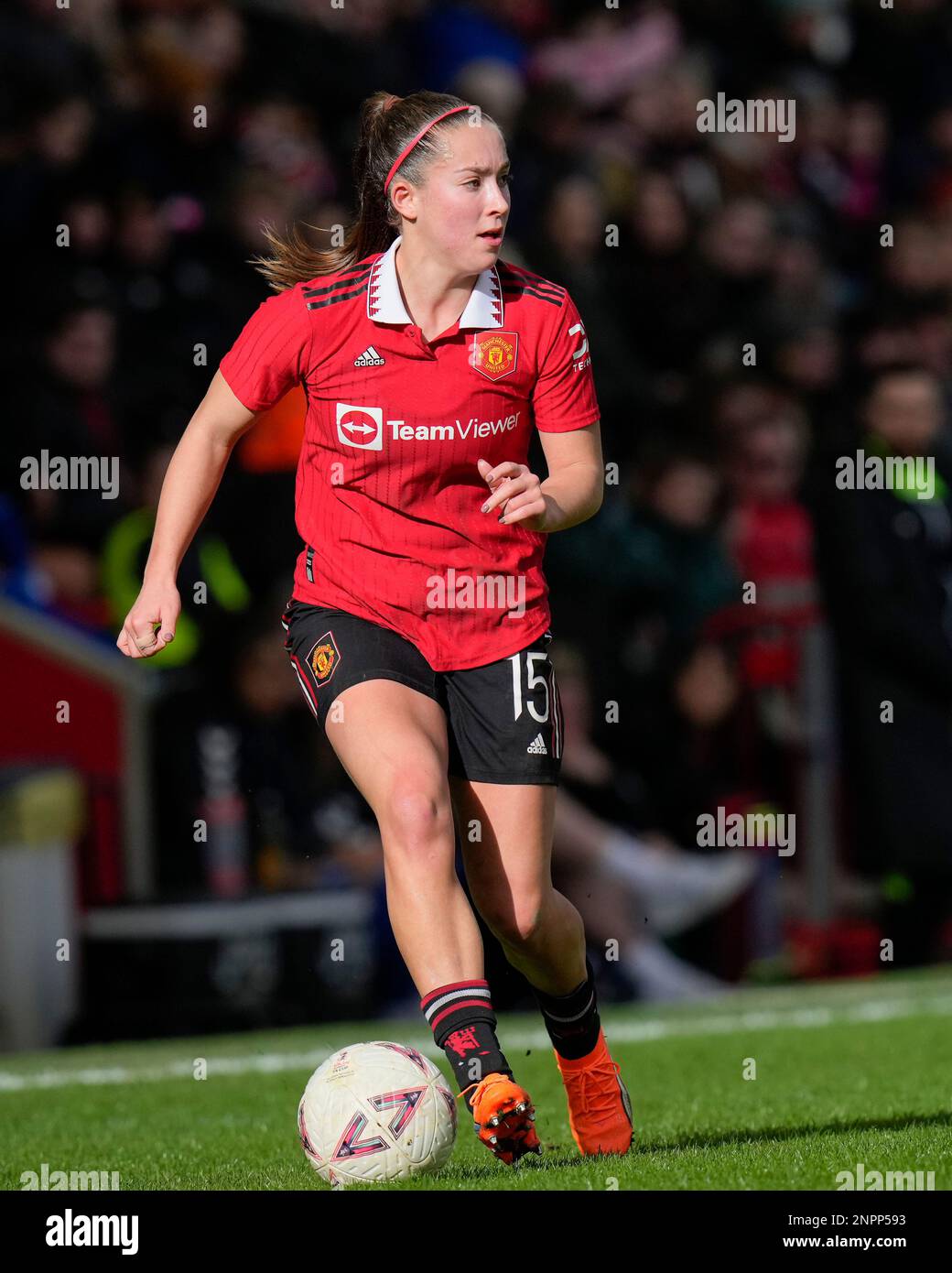Maya Le Tissier #15 of Manchester United during the Vitality Women's FA ...