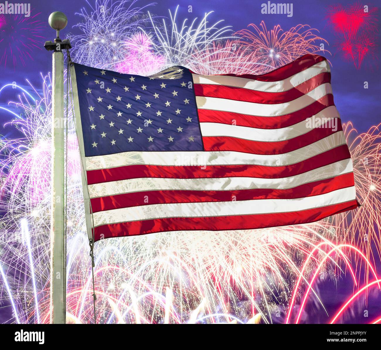 Fireworks fourth july american hi-res stock photography and images - Alamy