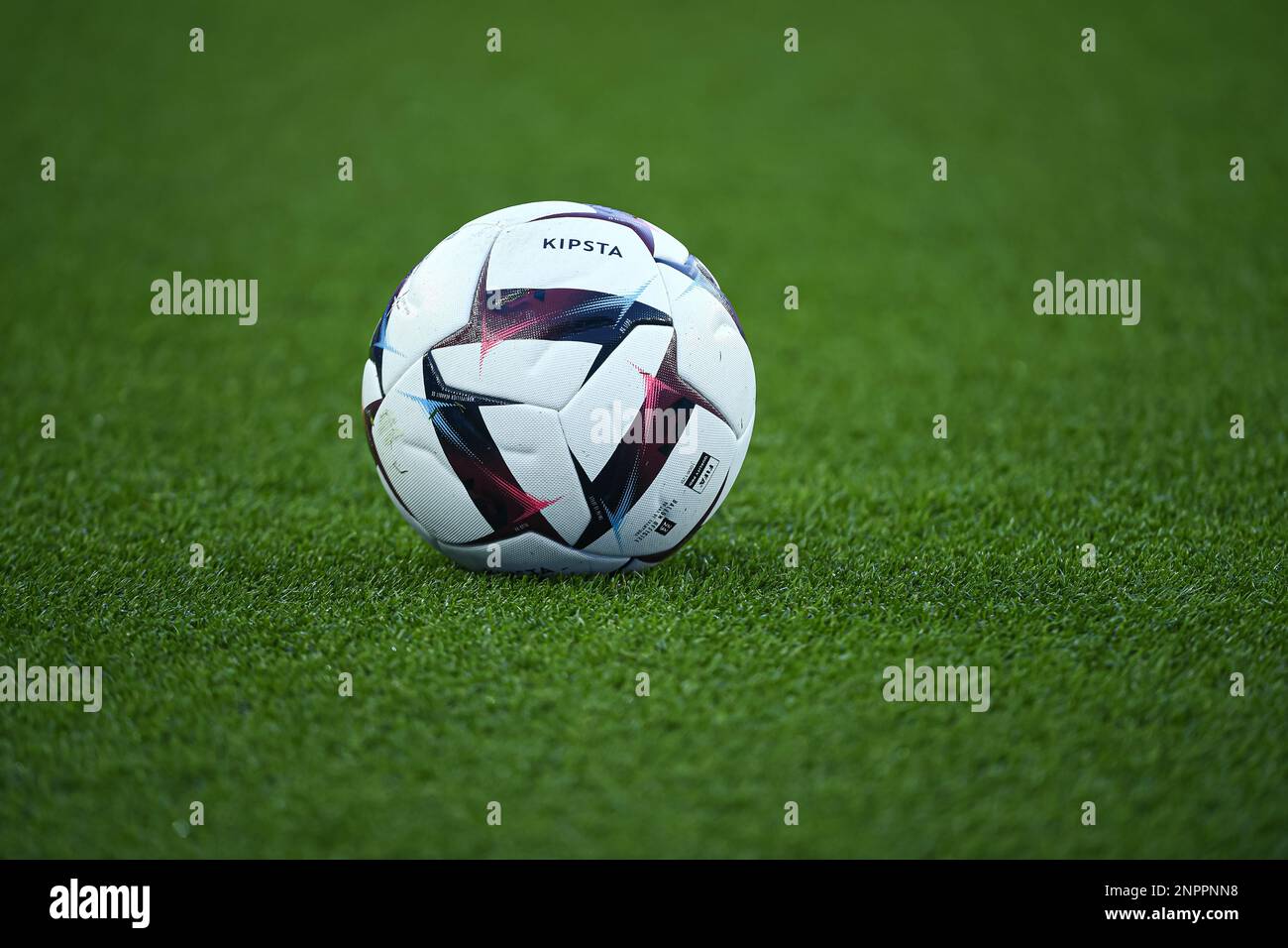 Illustration picture shows the official Ligue 1 Uber Eats KIPSTA ball ...