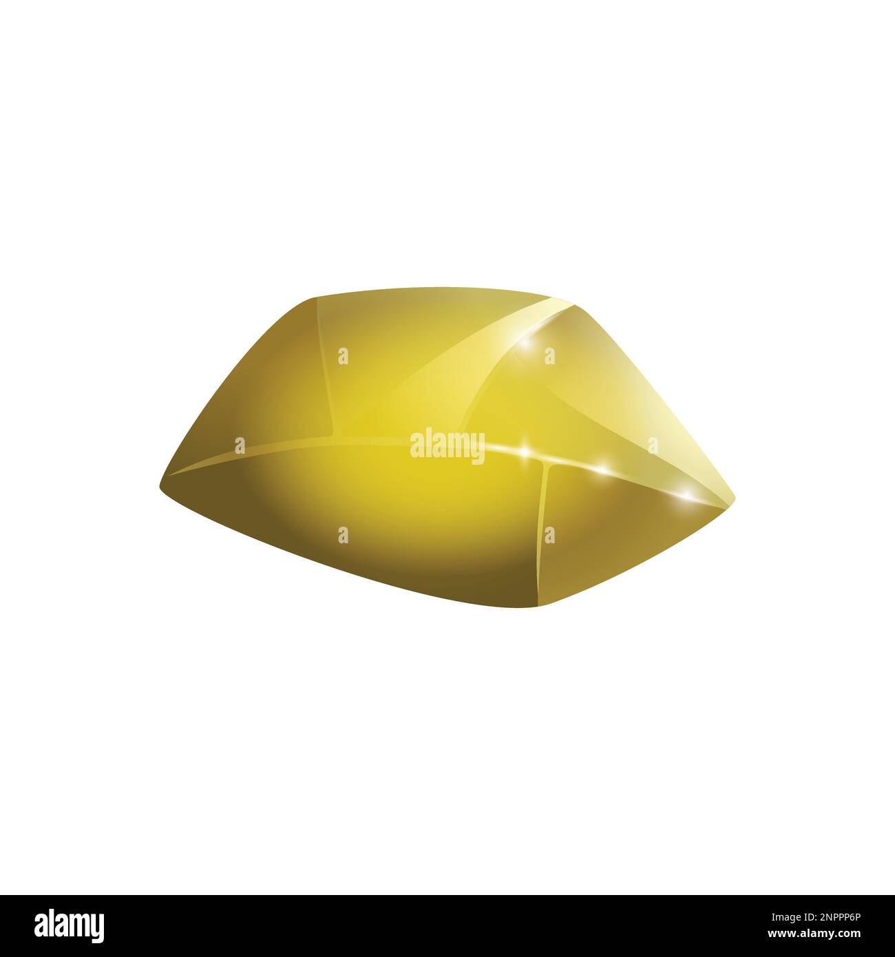 Crystal and natural mineral. Cartoon Magic Gemstone. Game asset. vector ...