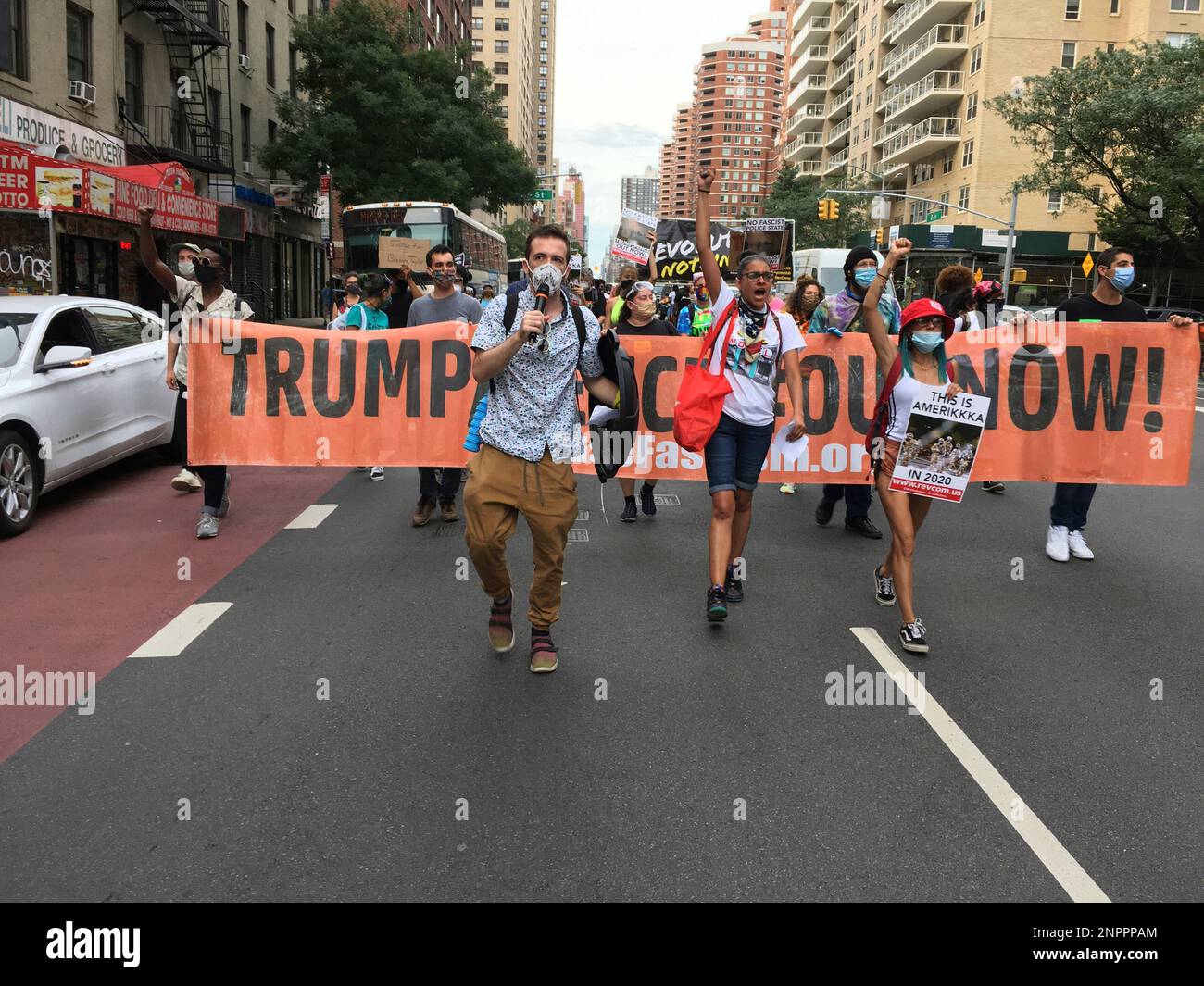 Photo by: STRF/STAR MAX/IPx 2020 7/30/20 Protesters organize throughout ...