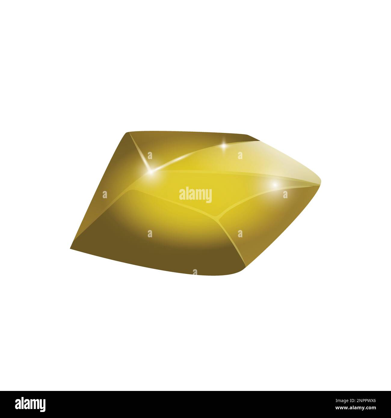 Crystal and natural mineral. Cartoon Magic Gemstone. Game asset. vector ...