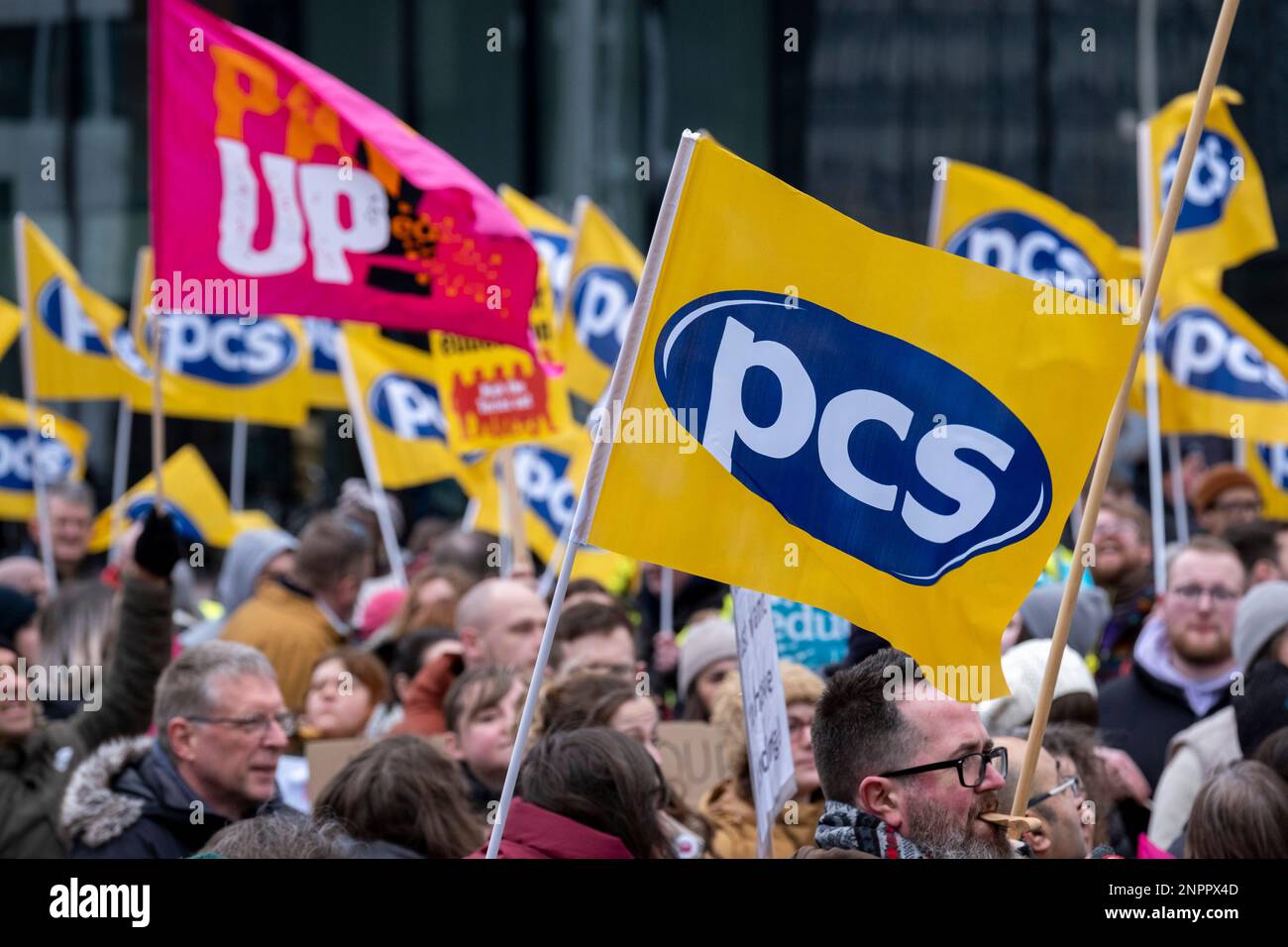 National Education Union strike action rally in Centenary Square on 1st ...