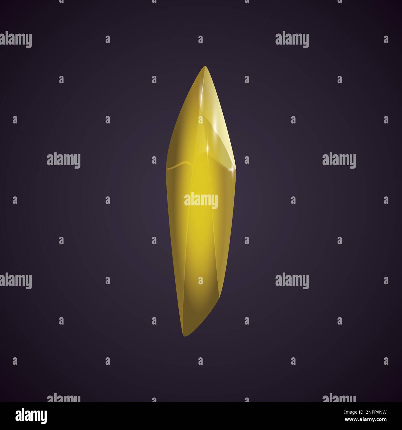 Crystal and natural mineral. Cartoon Magic Gemstone. Game asset. vector ...