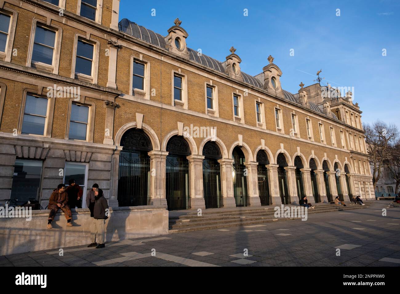 Exterior of Old Billingsgate Fish Market on 5th Febuary 2023 in London ...