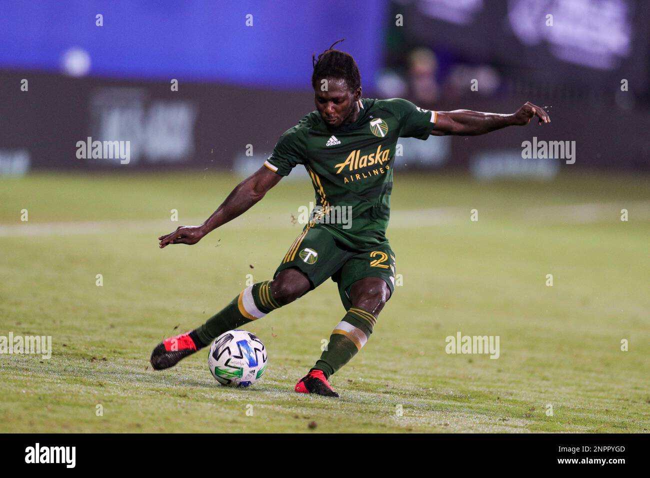 ORLANDO, FL - JULY 28: Portland Timbers forward Yimmi Chara (23) kicks ...