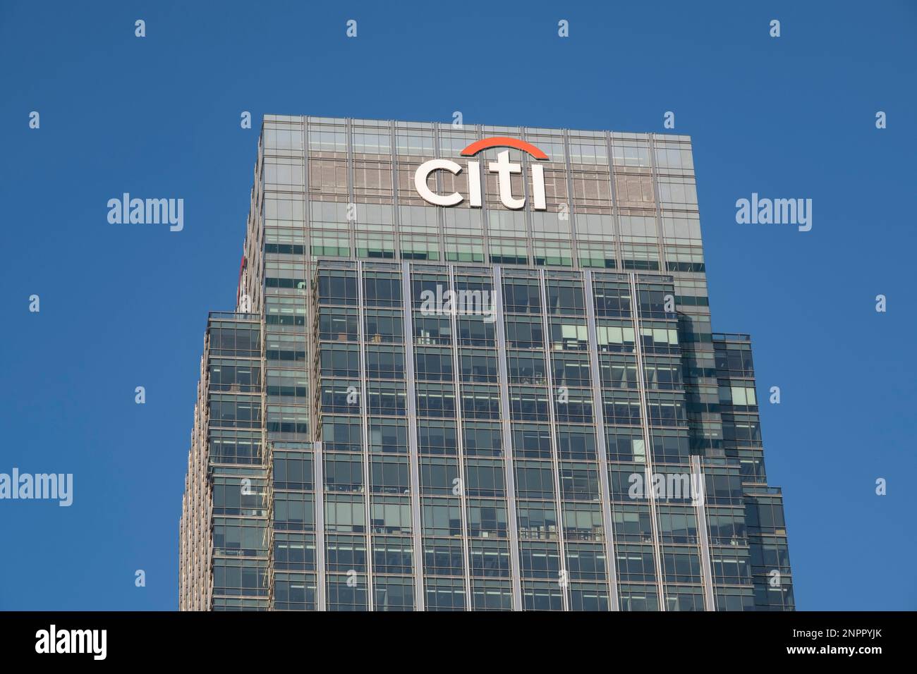 Citibank building in Canada Square at the heart of Canary Wharf ...