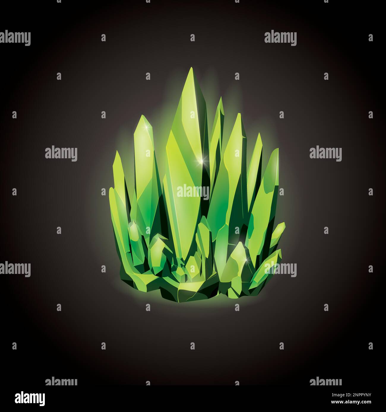 Crystal gems game assets collection, Cartoon Magic gemstones and ...