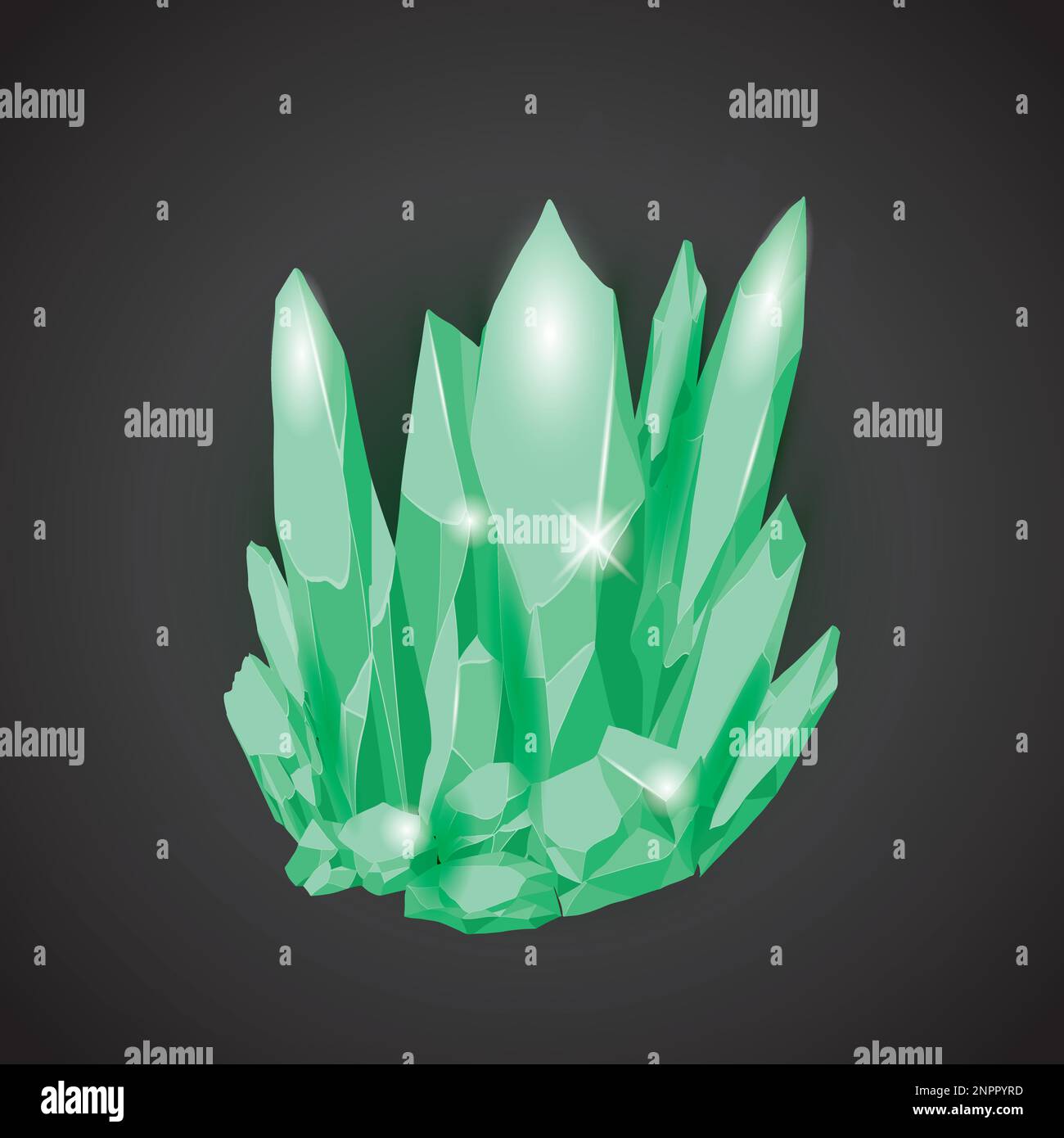 Crystal gems game assets collection, Cartoon Magic gemstones and ...