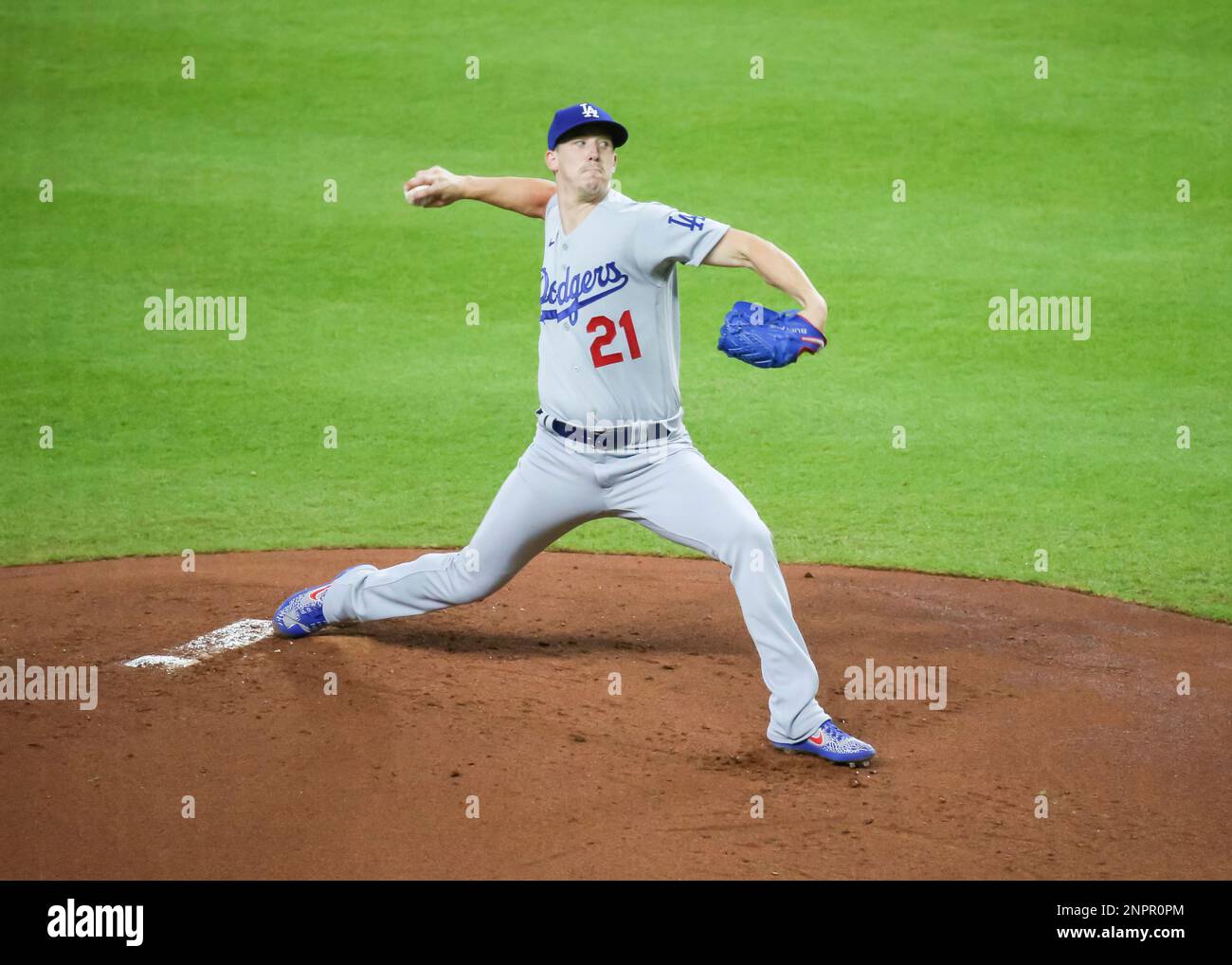 HOUSTON, TX - JULY 28: Los Angeles Dodgers starting pitcher Walker ...