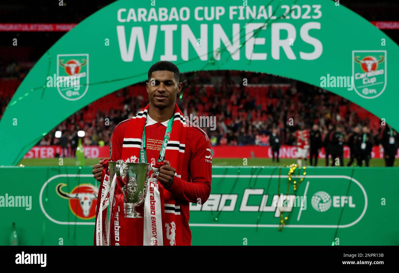 Carabao cup trophy 2023 hi-res stock photography and images - Alamy