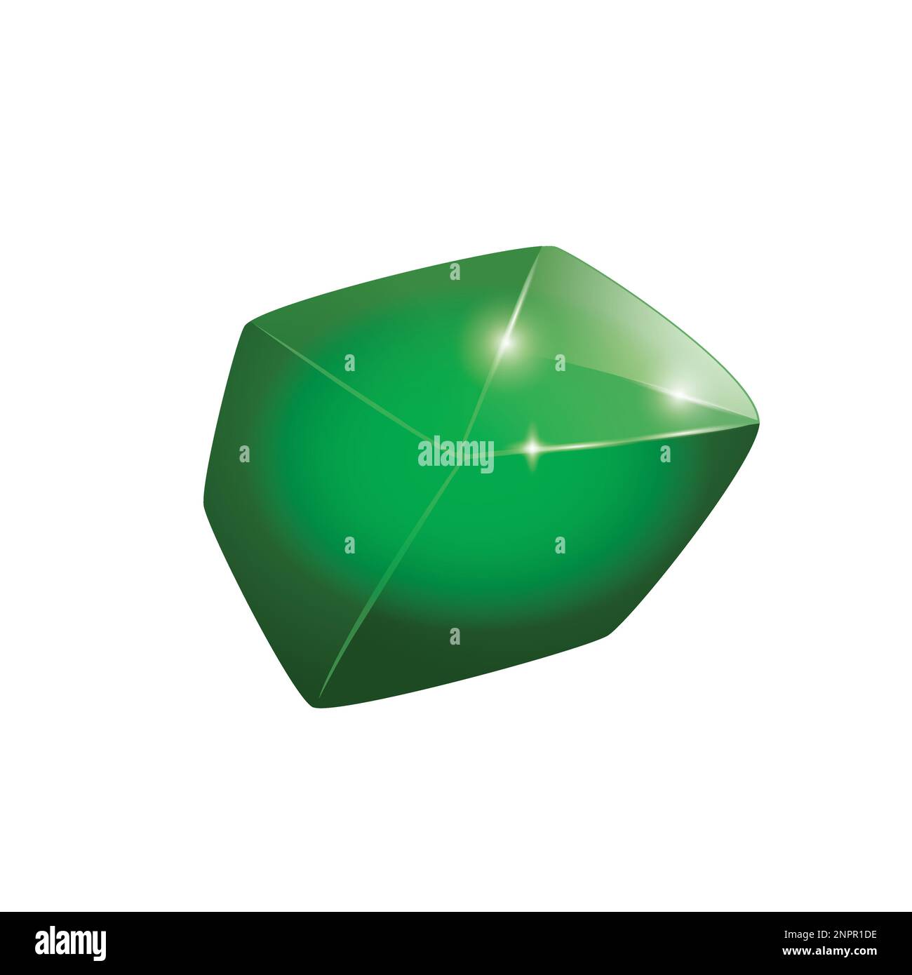 Crystal and natural mineral. Cartoon Magic Gemstone. Game asset. vector ...