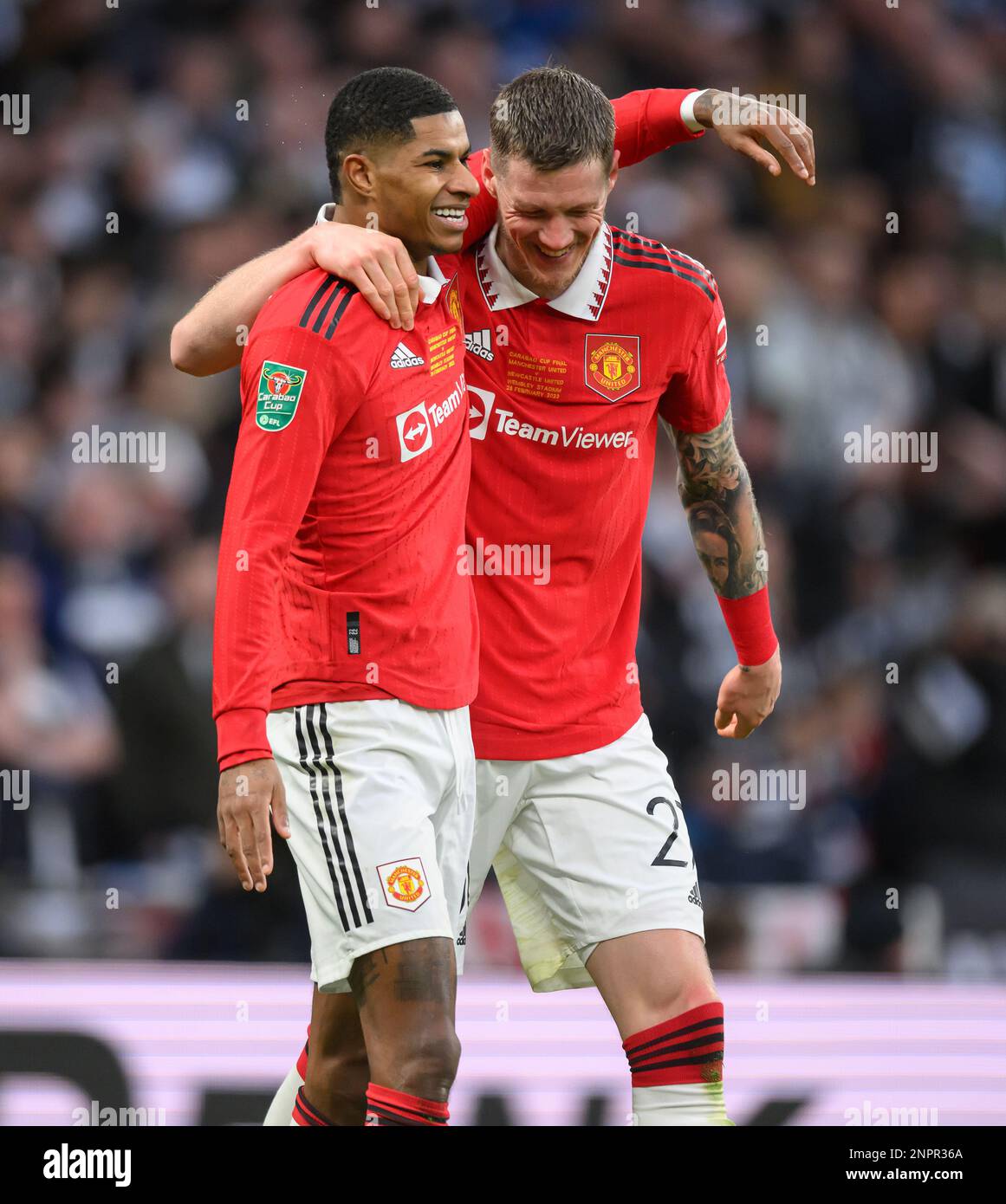 London, UK. 26th Feb, 2023. 26 Feb 2023 - Manchester United v Newcastle United - Carabao Cup ...