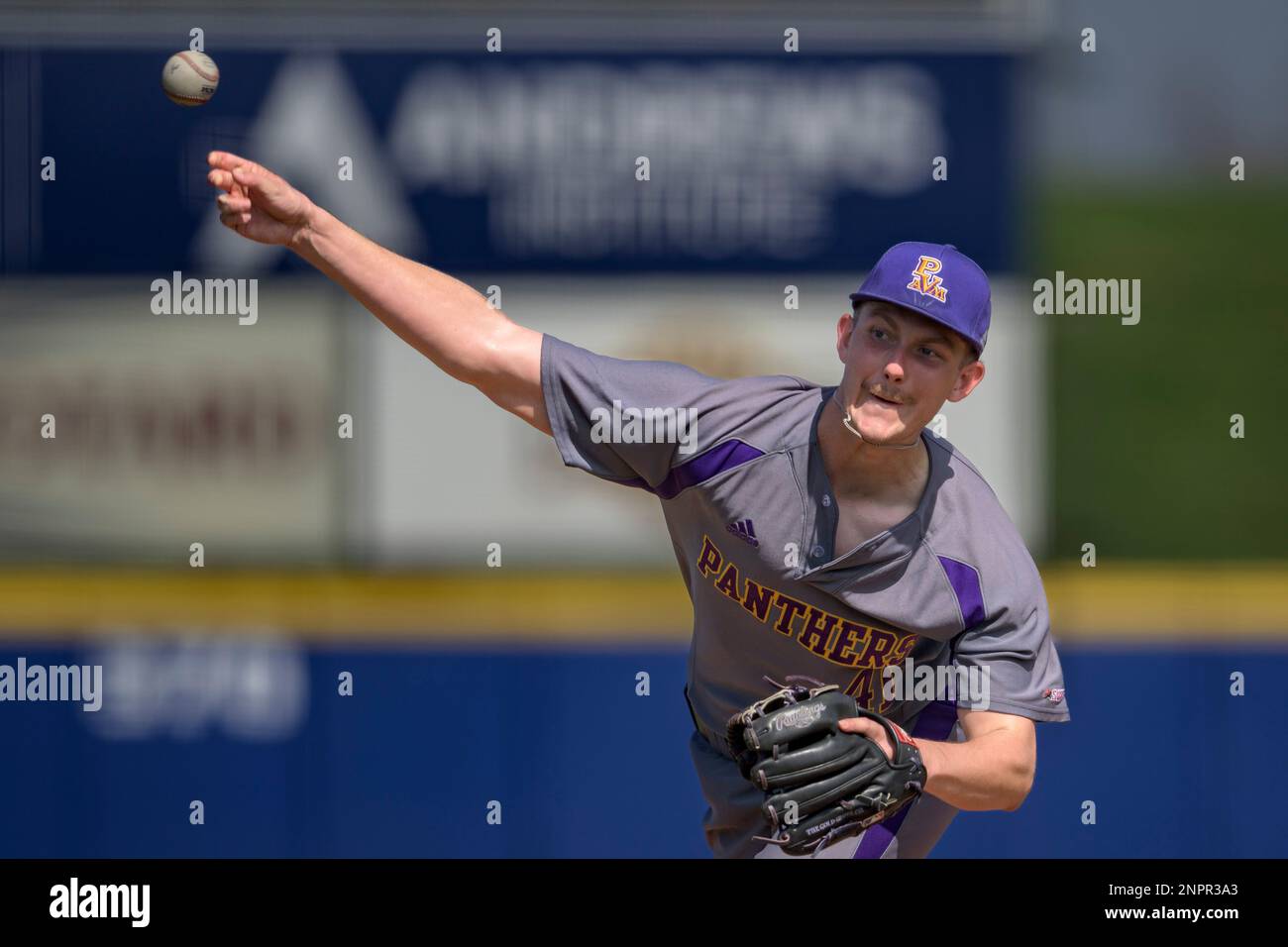 Prairie View A&M pitcher Michael Dews (41) throws during an NCAA ...