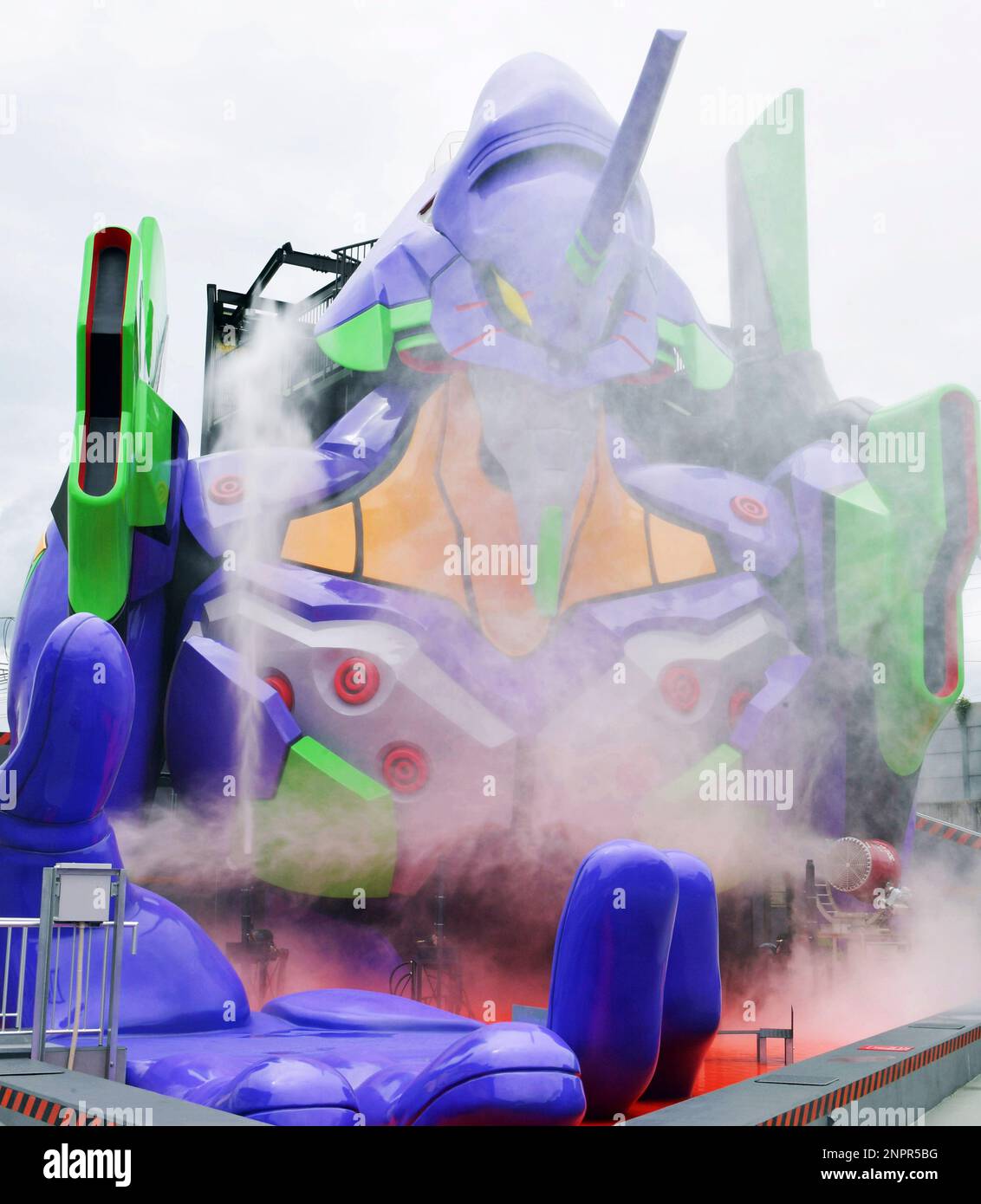 A huge attraction of Evangelion is unveiled to media in Toei Kyoto ...