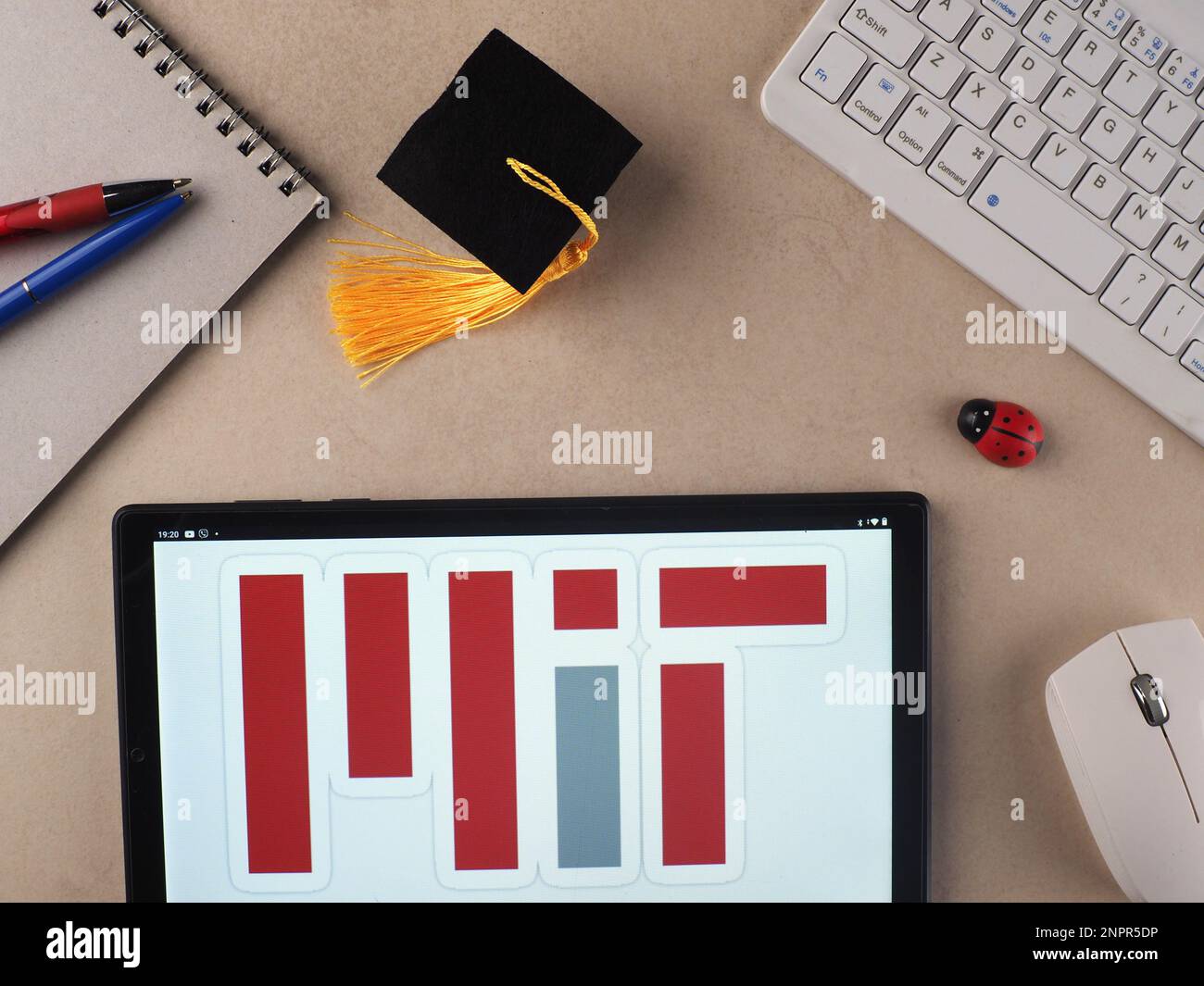 In this photo illustration, Massachusetts Institute of Technology (MIT ...