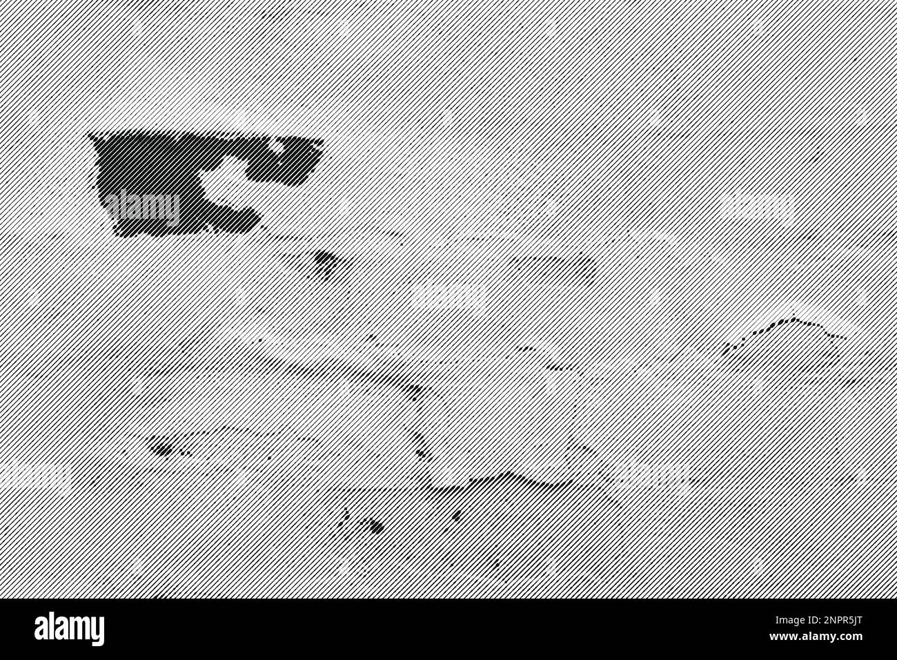 Lines that makes a texture of cracked plastered brick wall. Vector ...