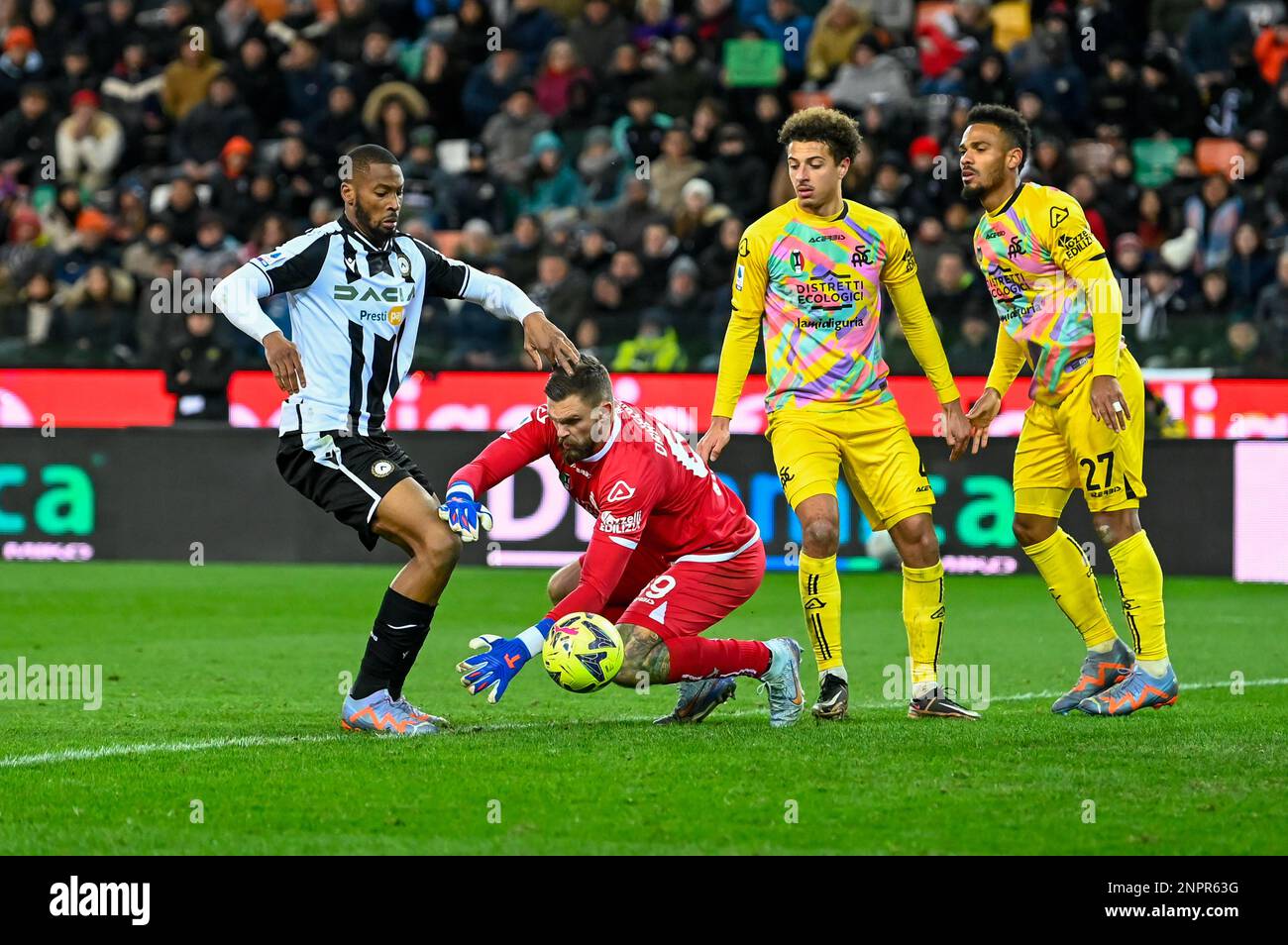 Udinese's Beto Betuncal Gomes Norberto in action with Spezia’s ...