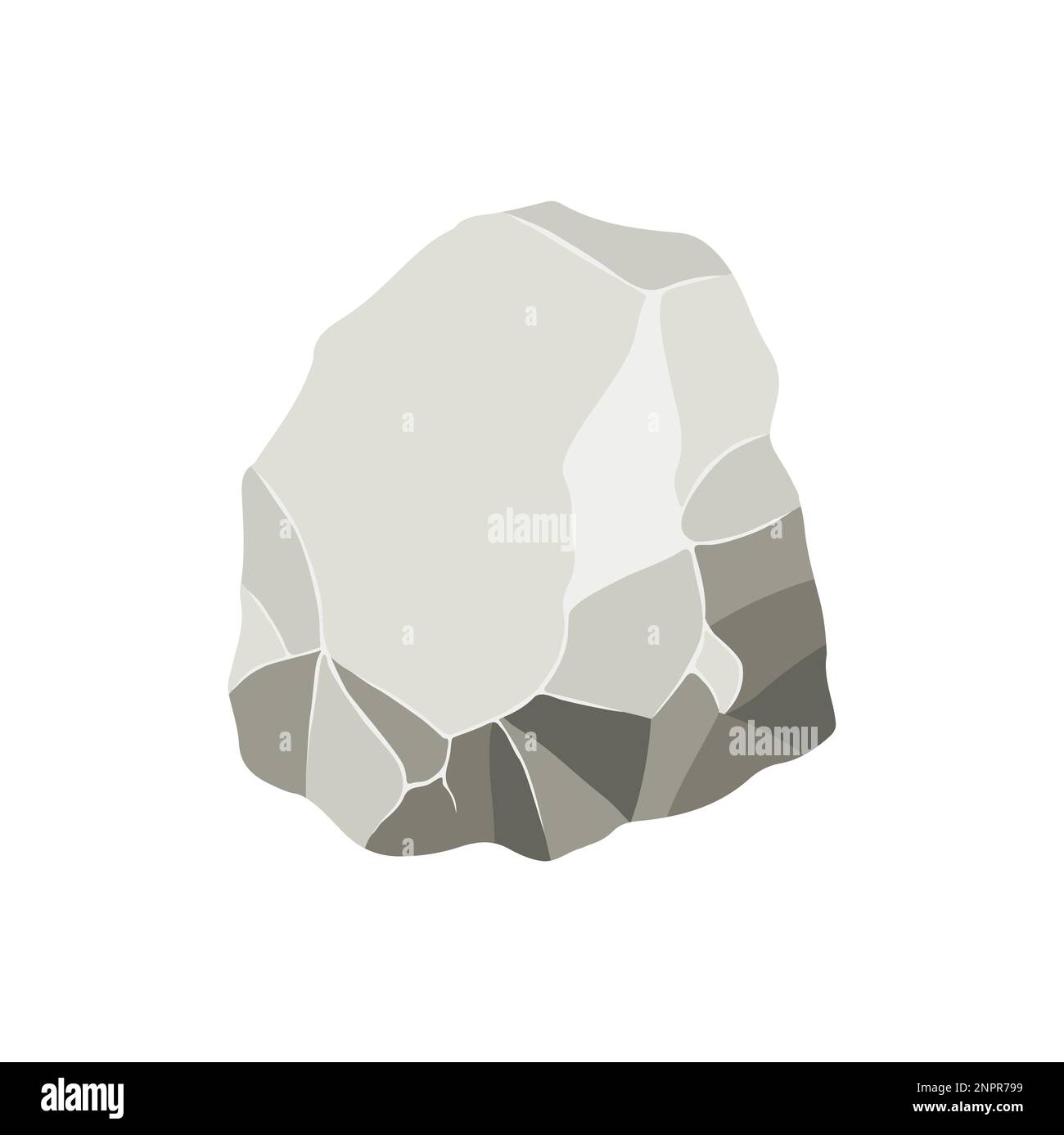Rock boulder. Natural shape stone. vector illustration Stock Vector ...