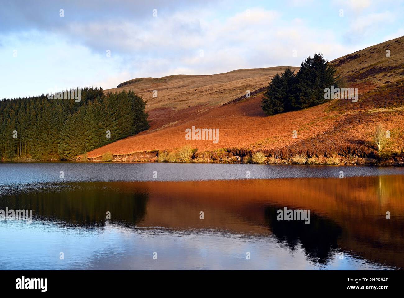 Upper Glendevon reservoir Perthshire Stock Photo - Alamy