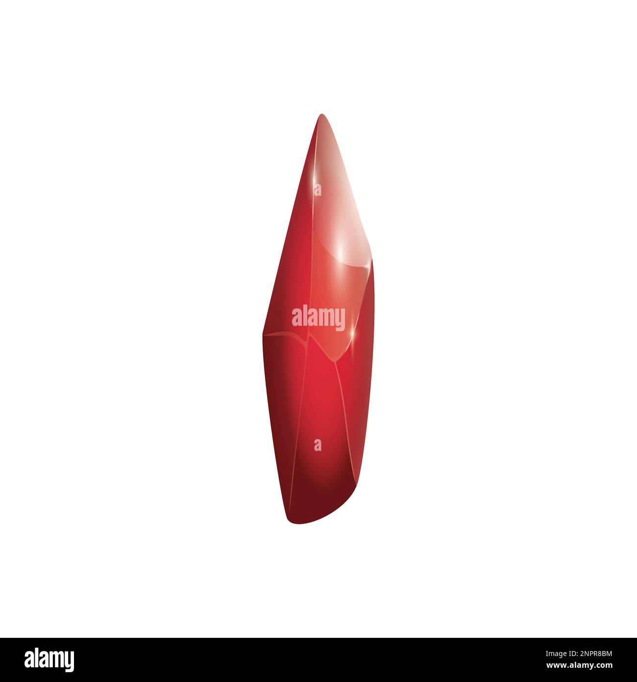 Crystal and natural mineral. Cartoon Magic Gemstone. Game asset. vector ...