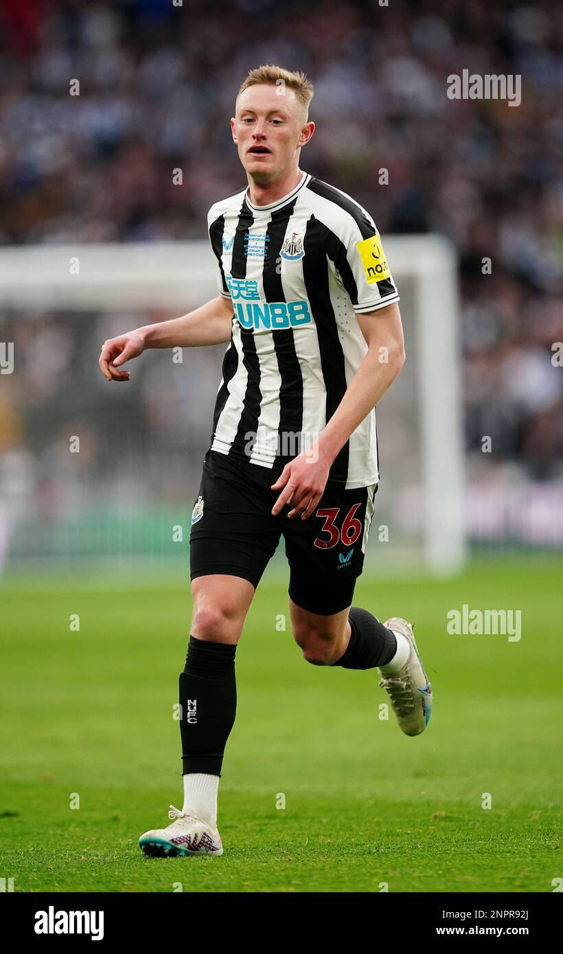 Newcastle United's Sean Longstaff during the Carabao Cup Final match at ...