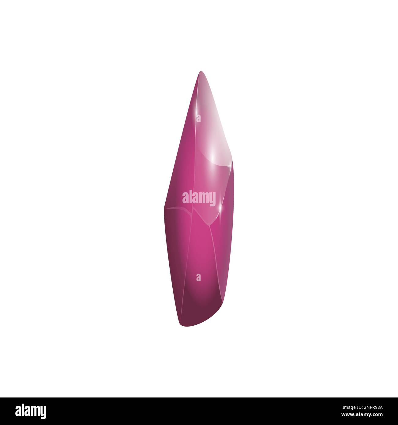 Crystal and natural mineral. Cartoon Magic Gemstone. Game asset. vector ...