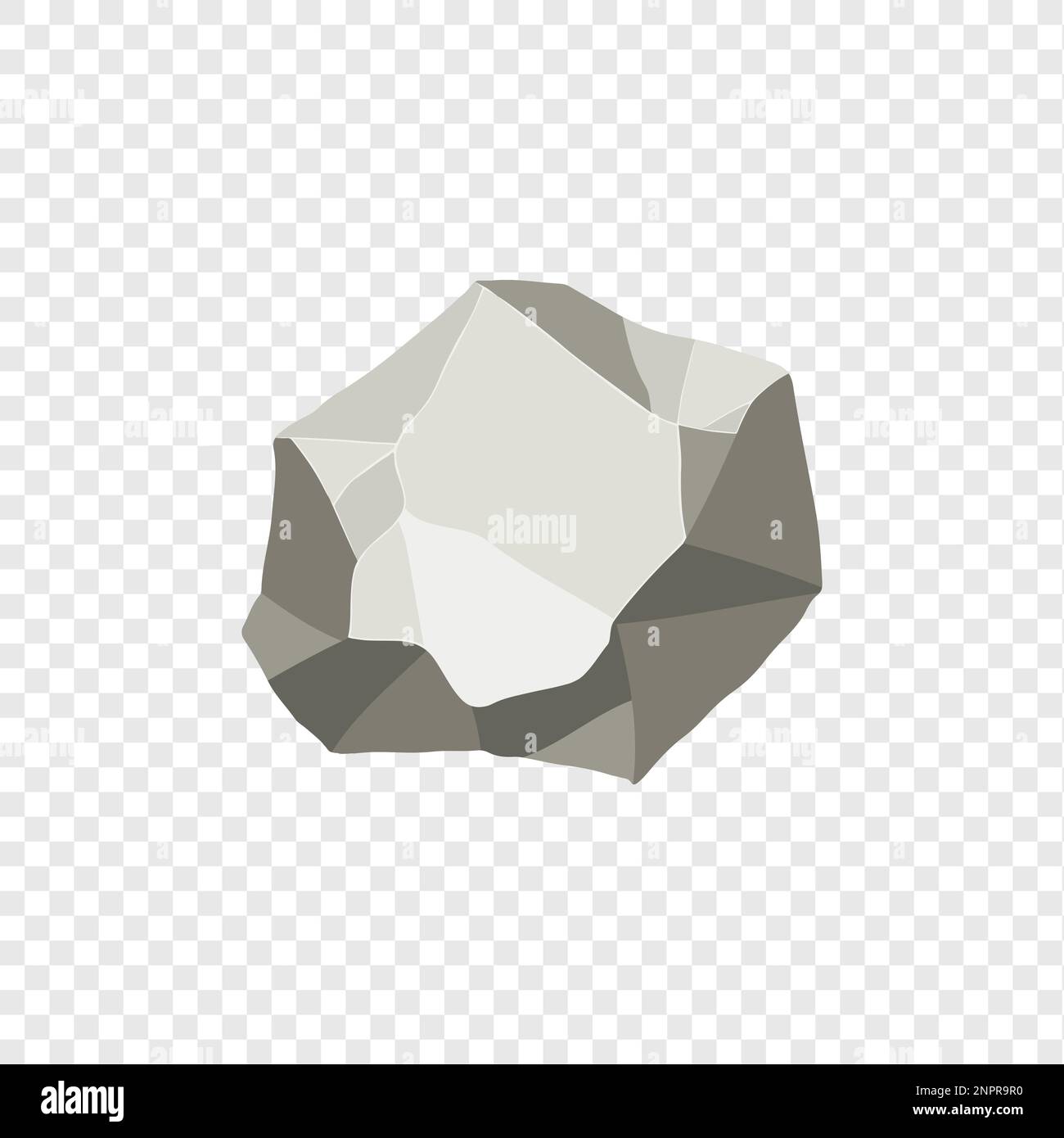 Rock boulder. Natural shape stone. vector illustration Stock Vector ...