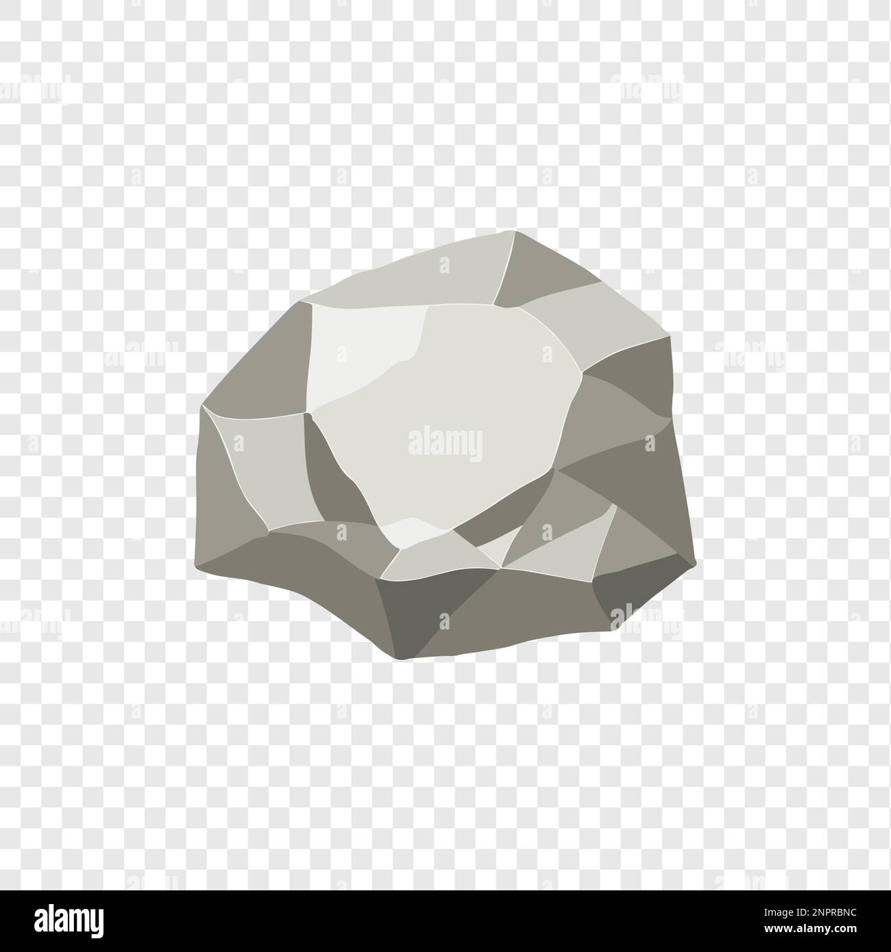 Rock boulder. Natural shape stone. vector illustration Stock Vector ...