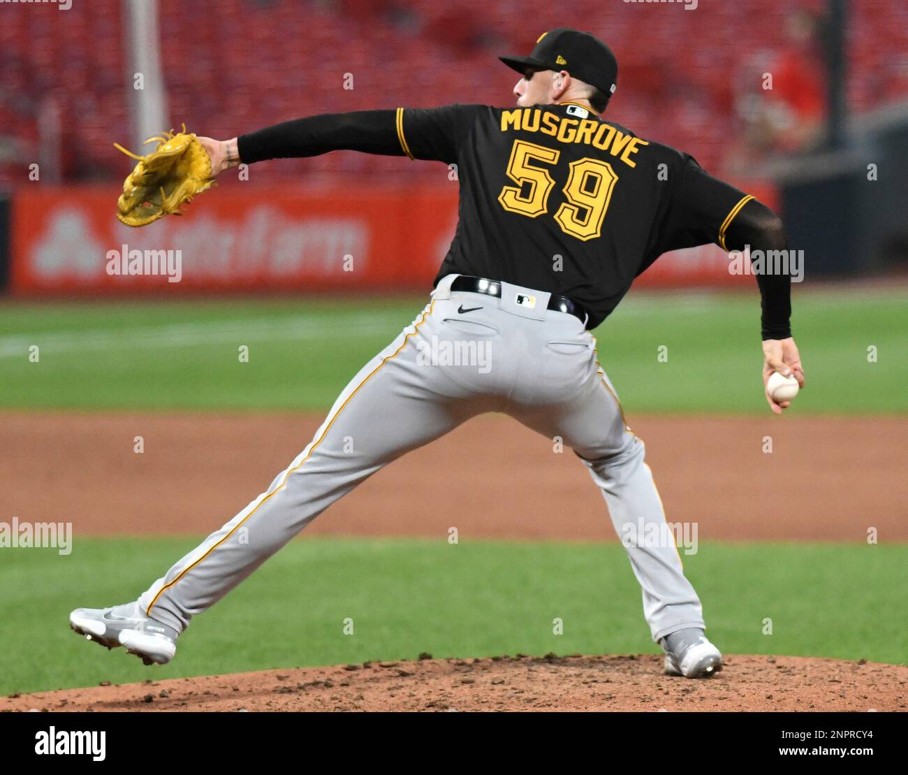 ST. LOUIS, MO - JULY 24: Pittsburgh Pirates pitcher Joe Musgrove (59 ...