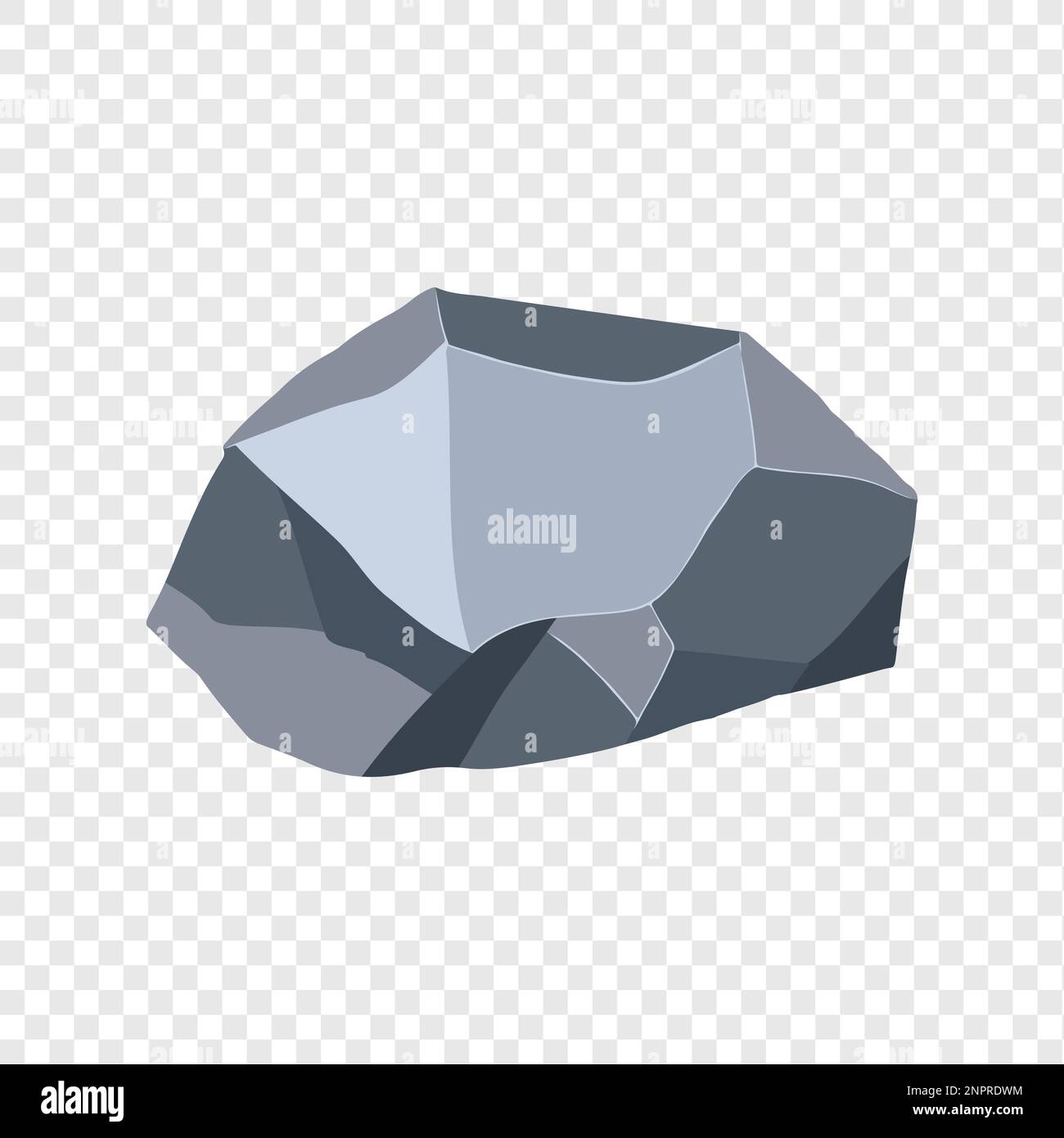 Rock boulder. Natural shape stone. vector illustration Stock Vector ...