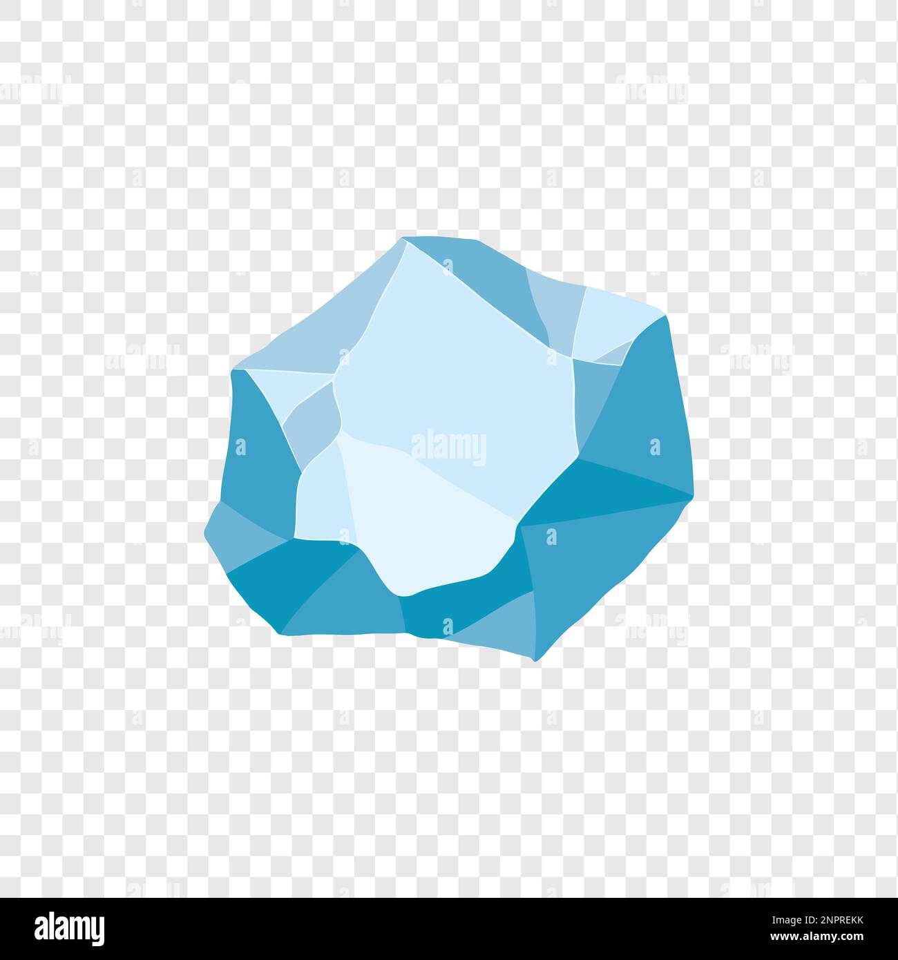 Ice rock boulder. Natural shape stone. vector illustration Stock Vector ...